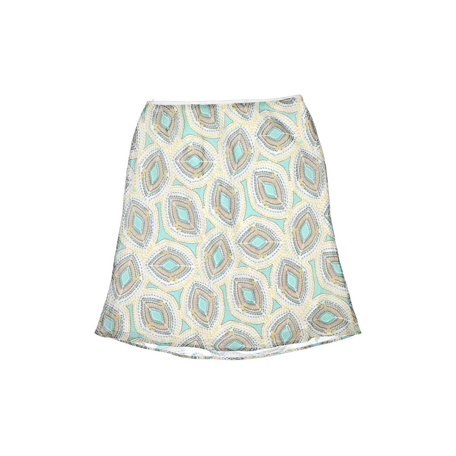 Vintage Cato Girls Skirt Size 16 Tan Green A Line Ruffle | Grailed