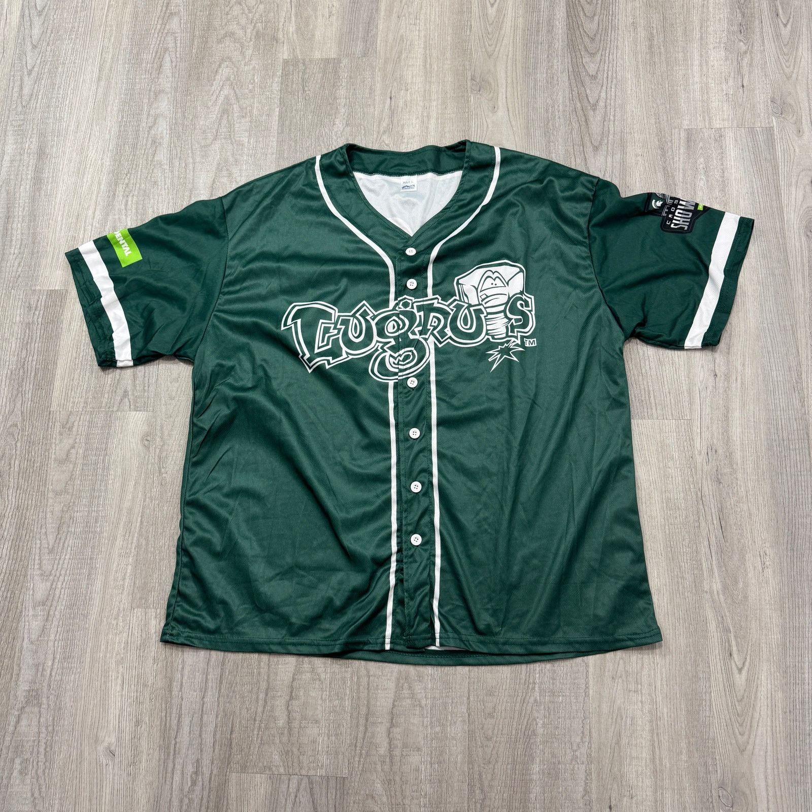 Vintage Lansing Lugnuts Crosstown Showdown Jersey Large Baseball | Grailed