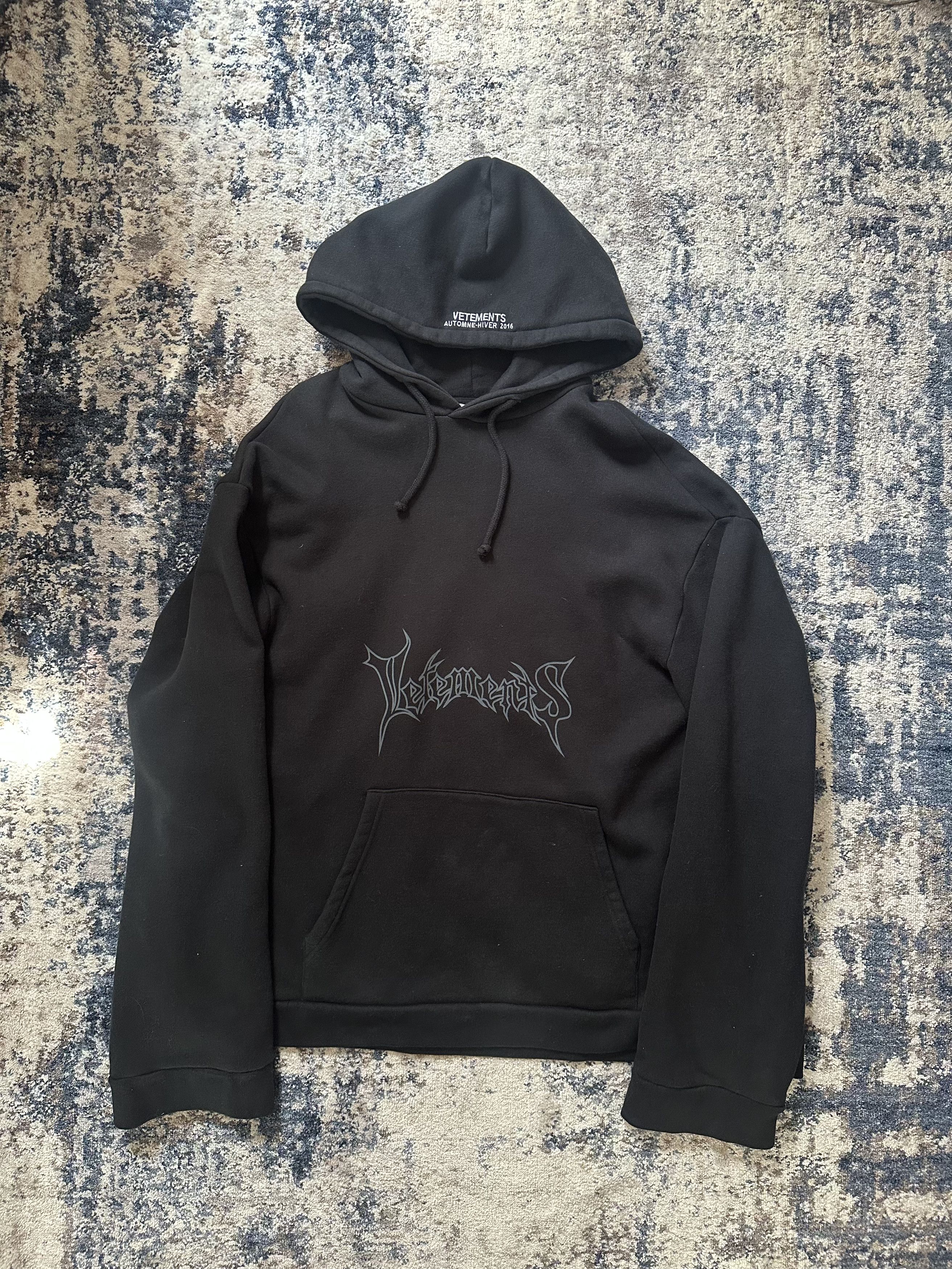 Vetements Vetements RUNWAY OG Metal Hoodie | Grailed