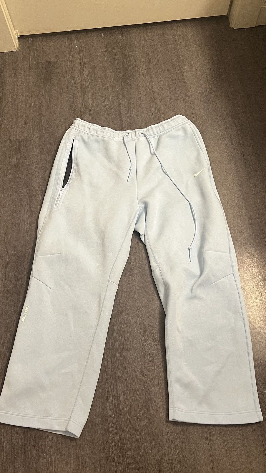 Nike *rare* Nocta x Nike Drake Blue Nike Tech Sweats | Grailed