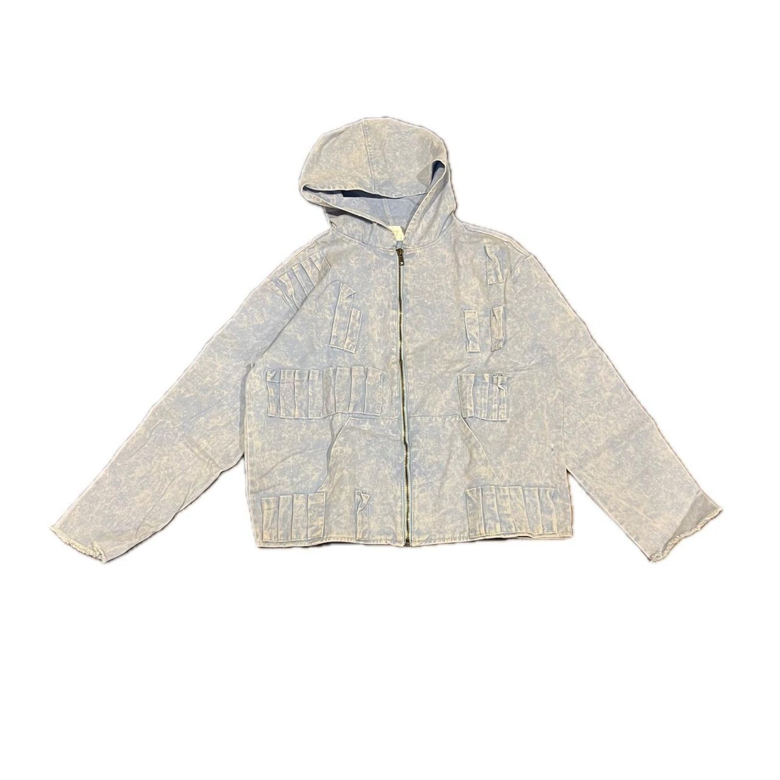 Vintage super rare vintage boxy blue dasyori shotgun cropped jacket ...