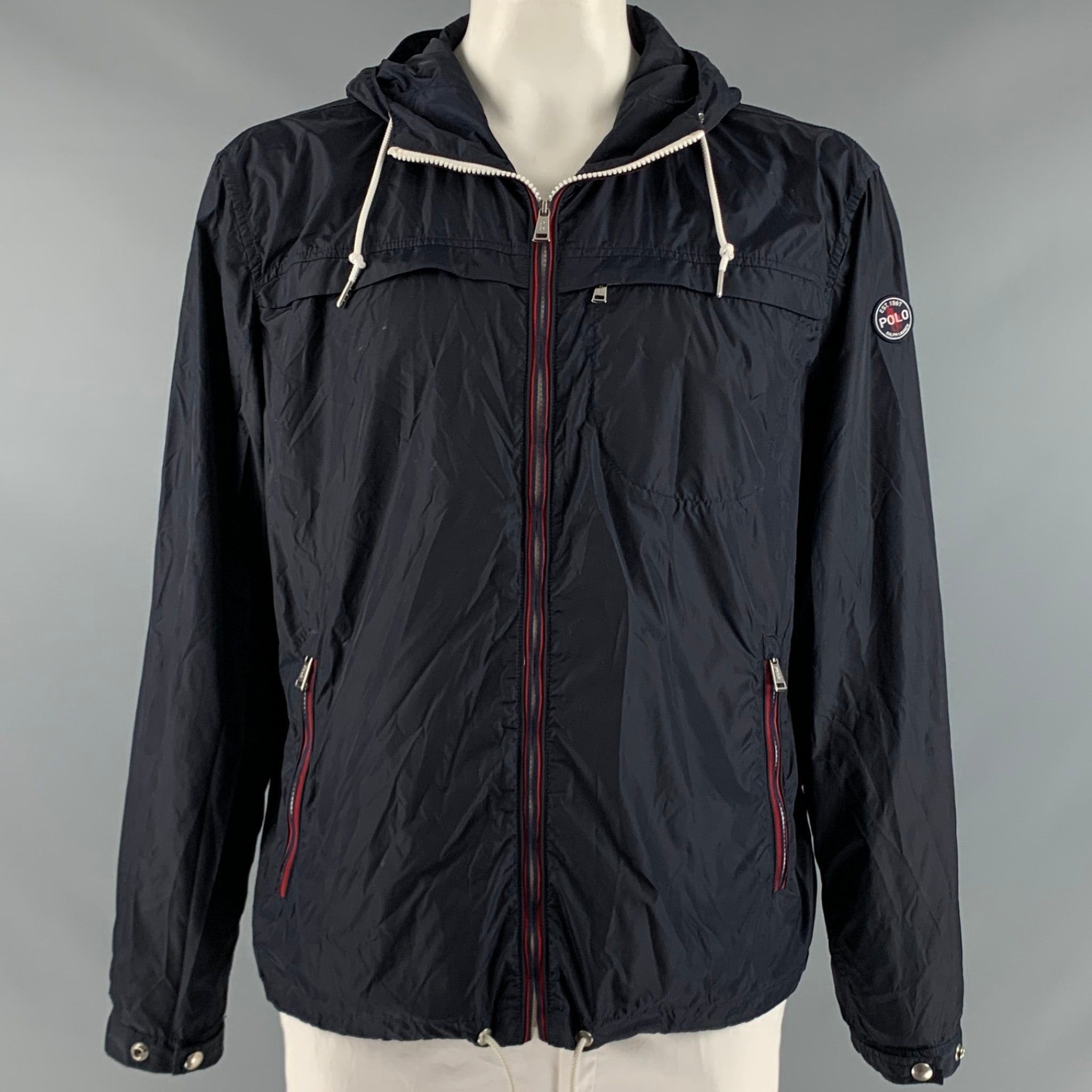 Polo Ralph Lauren Navy Red White Nylon Jacket | Grailed