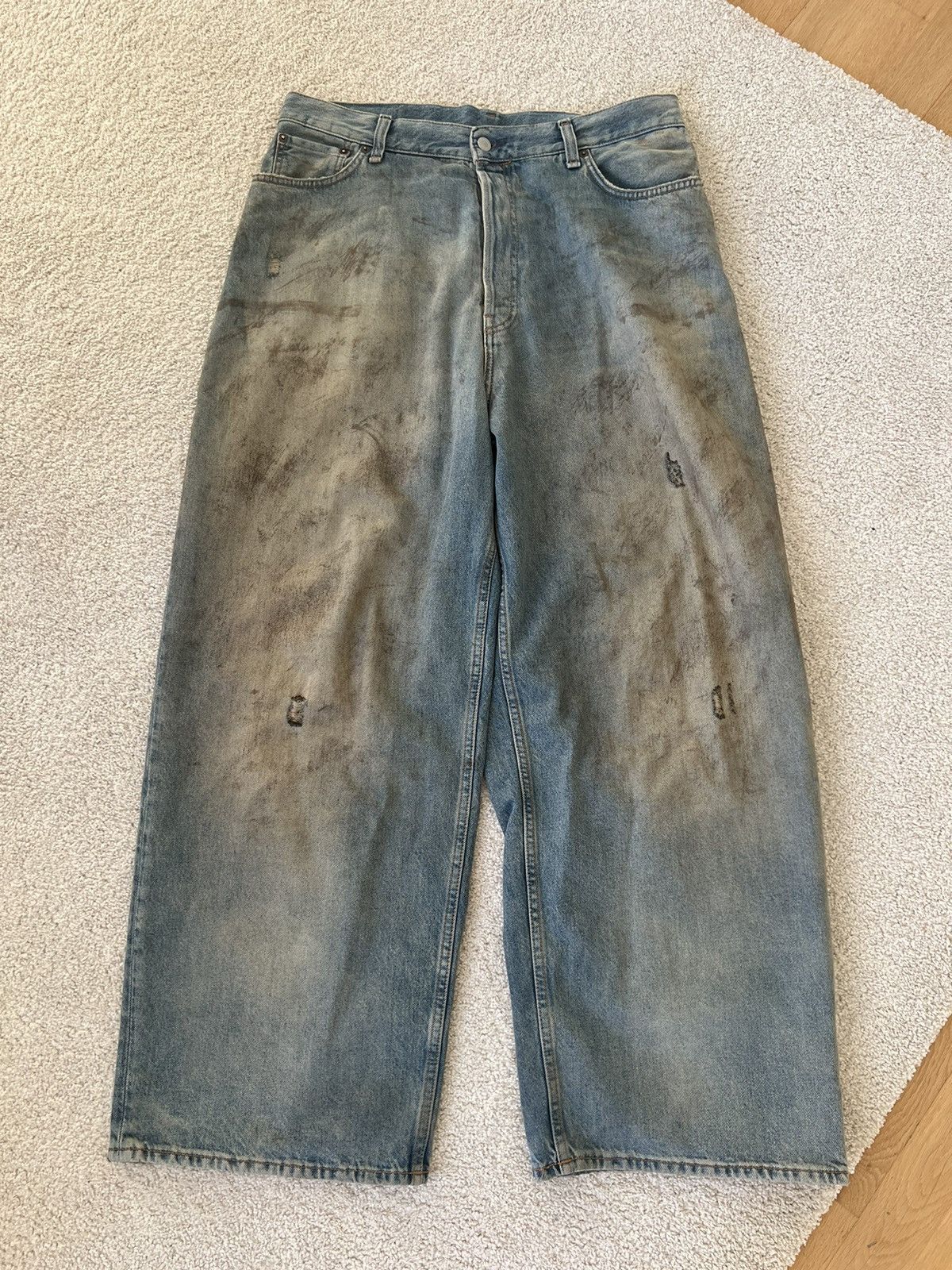 Acne Studios Acne Studios 2023M Penicillin Mud Wash Denim Jeans | Grailed
