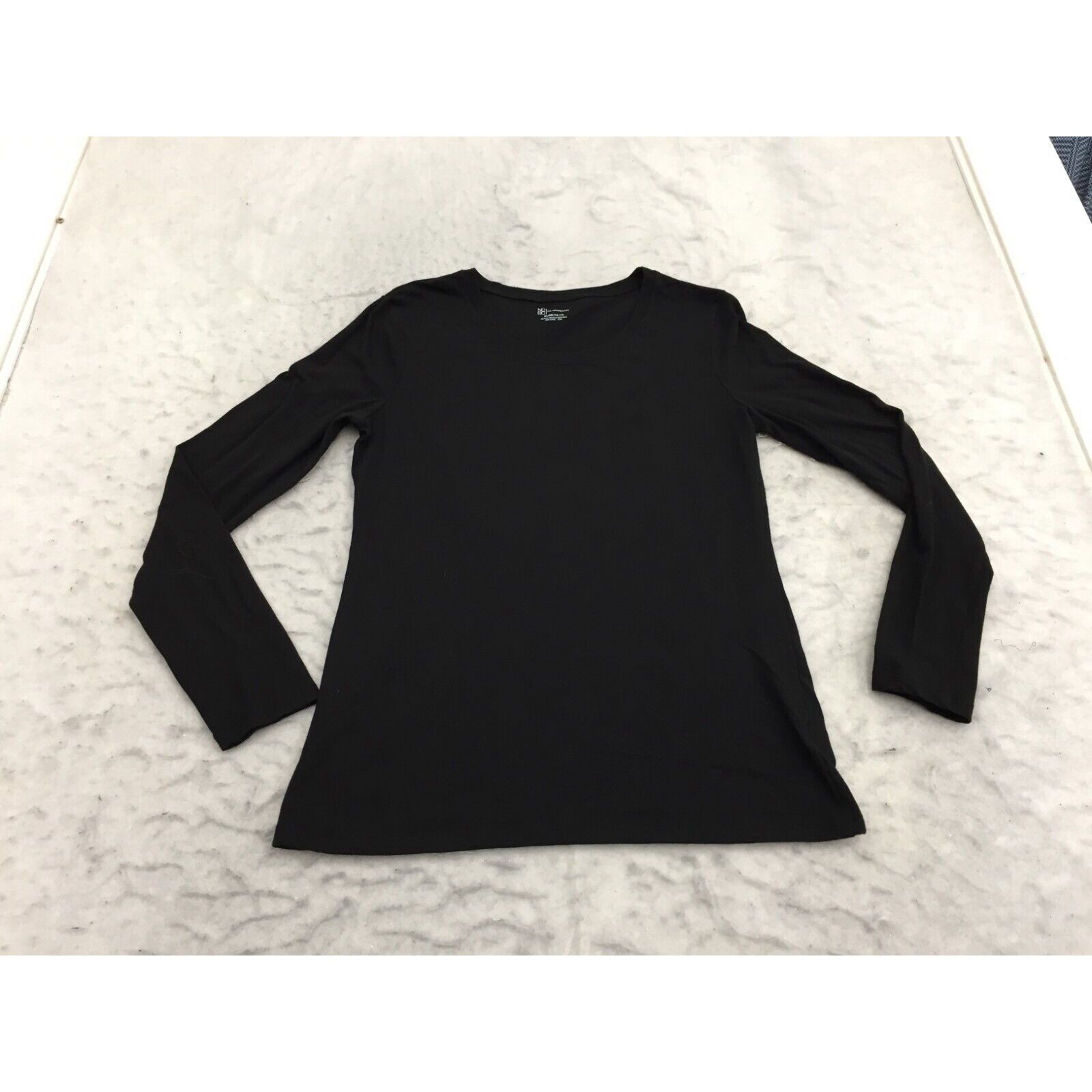 Vintage No Boundaries NoBo T Shirt Juniors XL Black Long Sleeve Crew ...