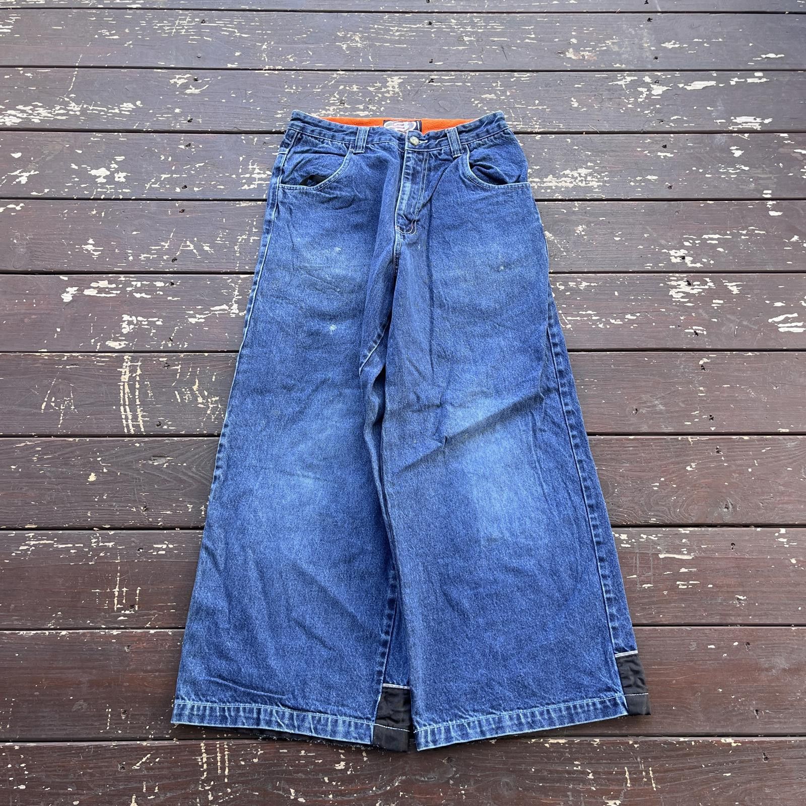 Jnco (30x28) Vintage 90's JNCO Style Breakdown Wide-Leg Jeans | Grailed