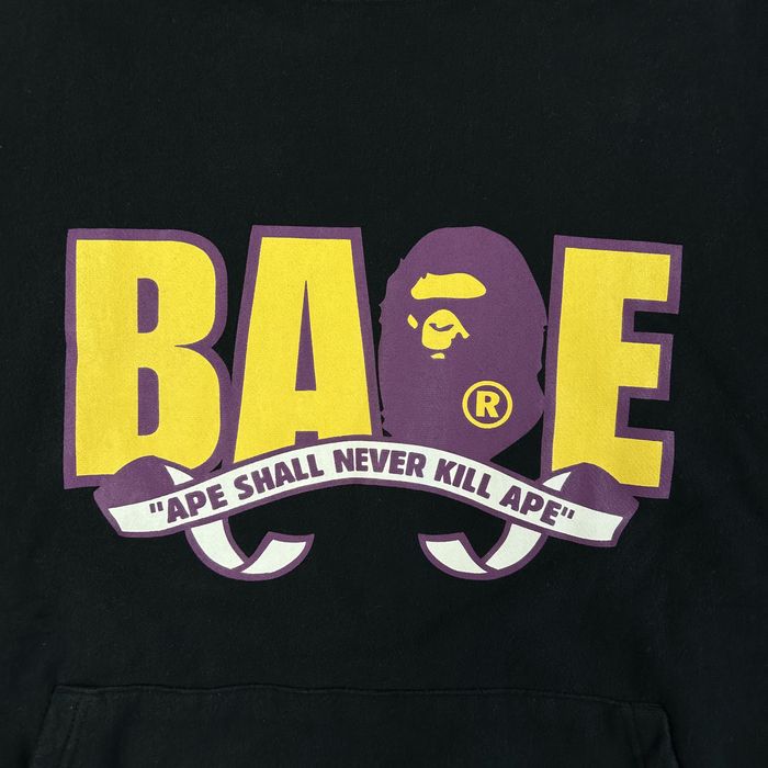Bape Early 2000's Bape Ape Head Logo Hoodie | Grailed