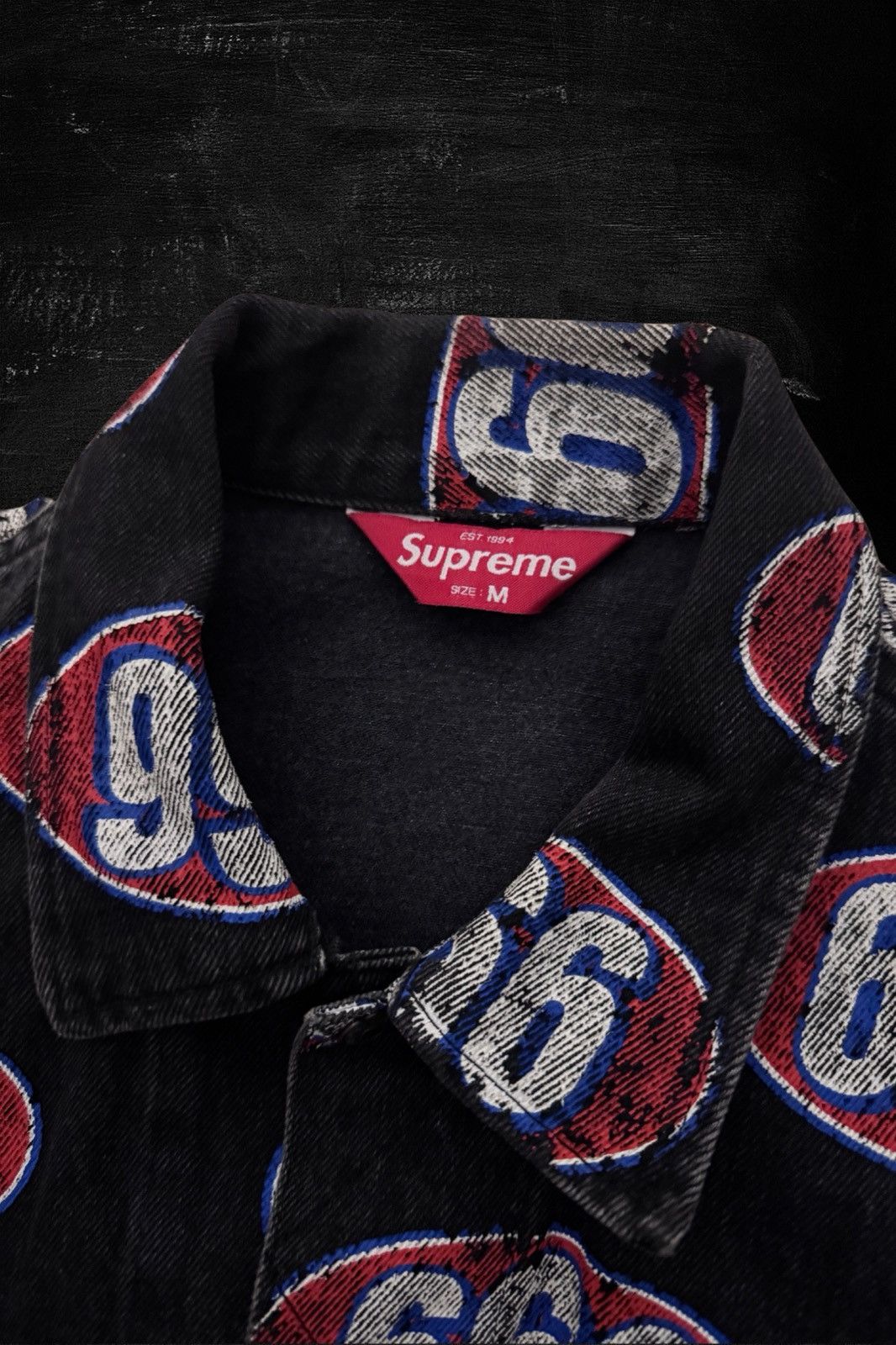Supreme 2017 Supreme 666 Denim Jacket | Grailed