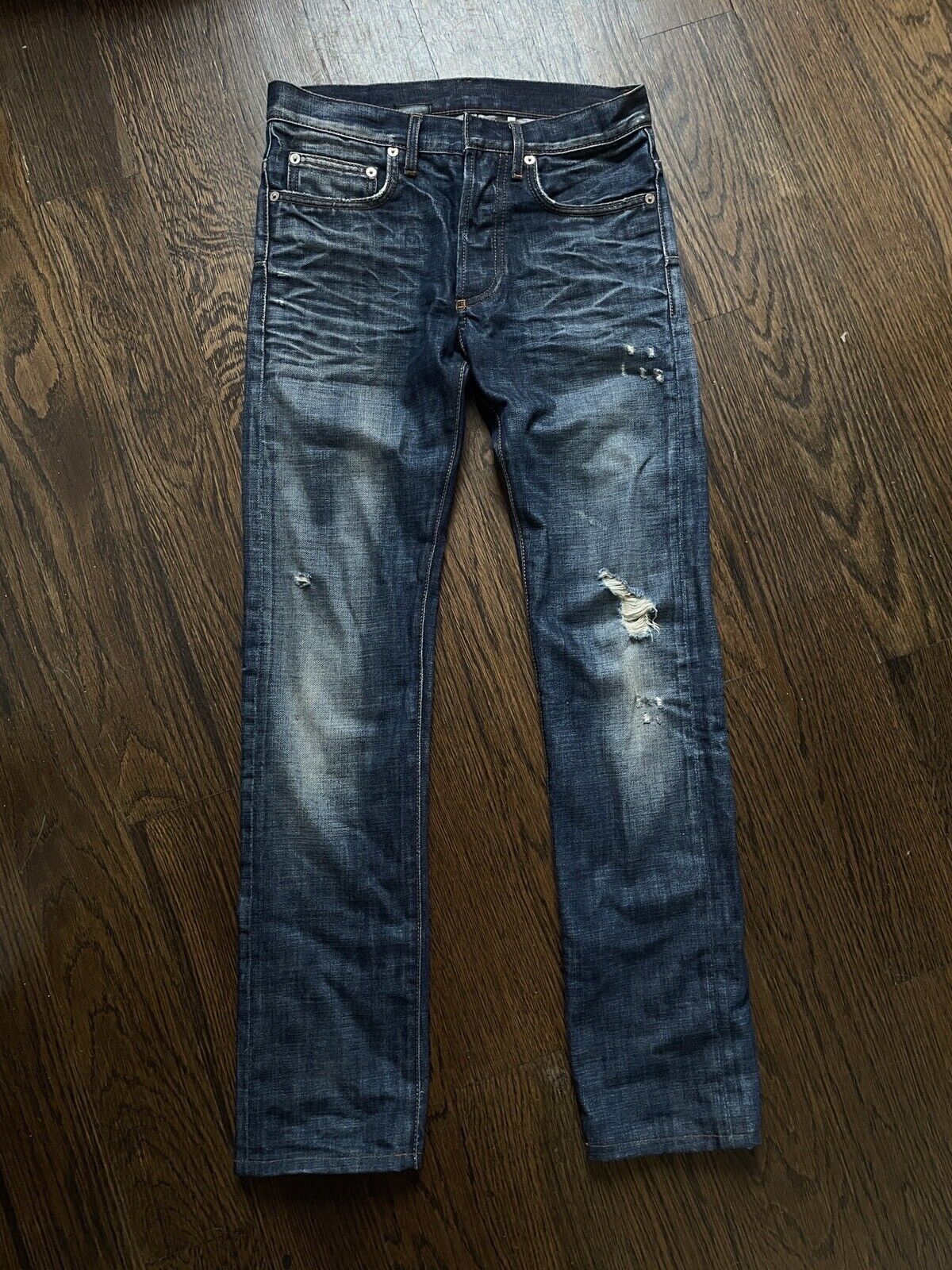 Hedi Slimane Dior Homme Hedi Slimane AW07 Raw Denim Jeans 27x32 | Grailed