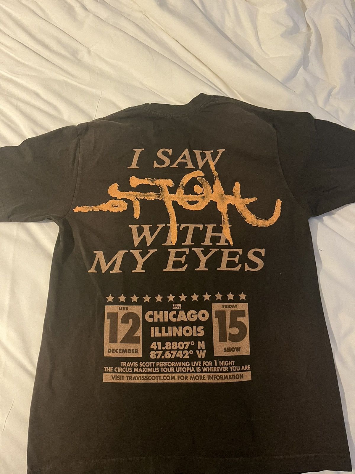 Travis Scott Chicago Exclusive Travis Scott Circus Maximus Tour Shirt ...