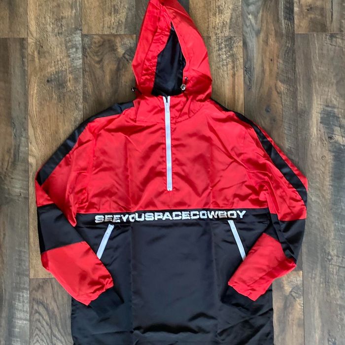 Band Tees NEW seeyouspacecowboy Band Windbreaker MEDIUM Punk ANORAK ...