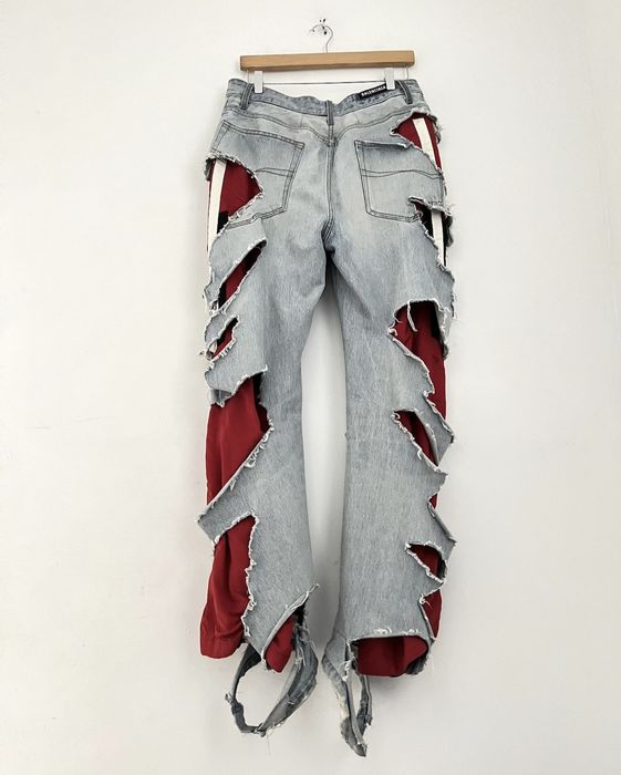 Balenciaga Balenciaga Slashed Denim | Grailed