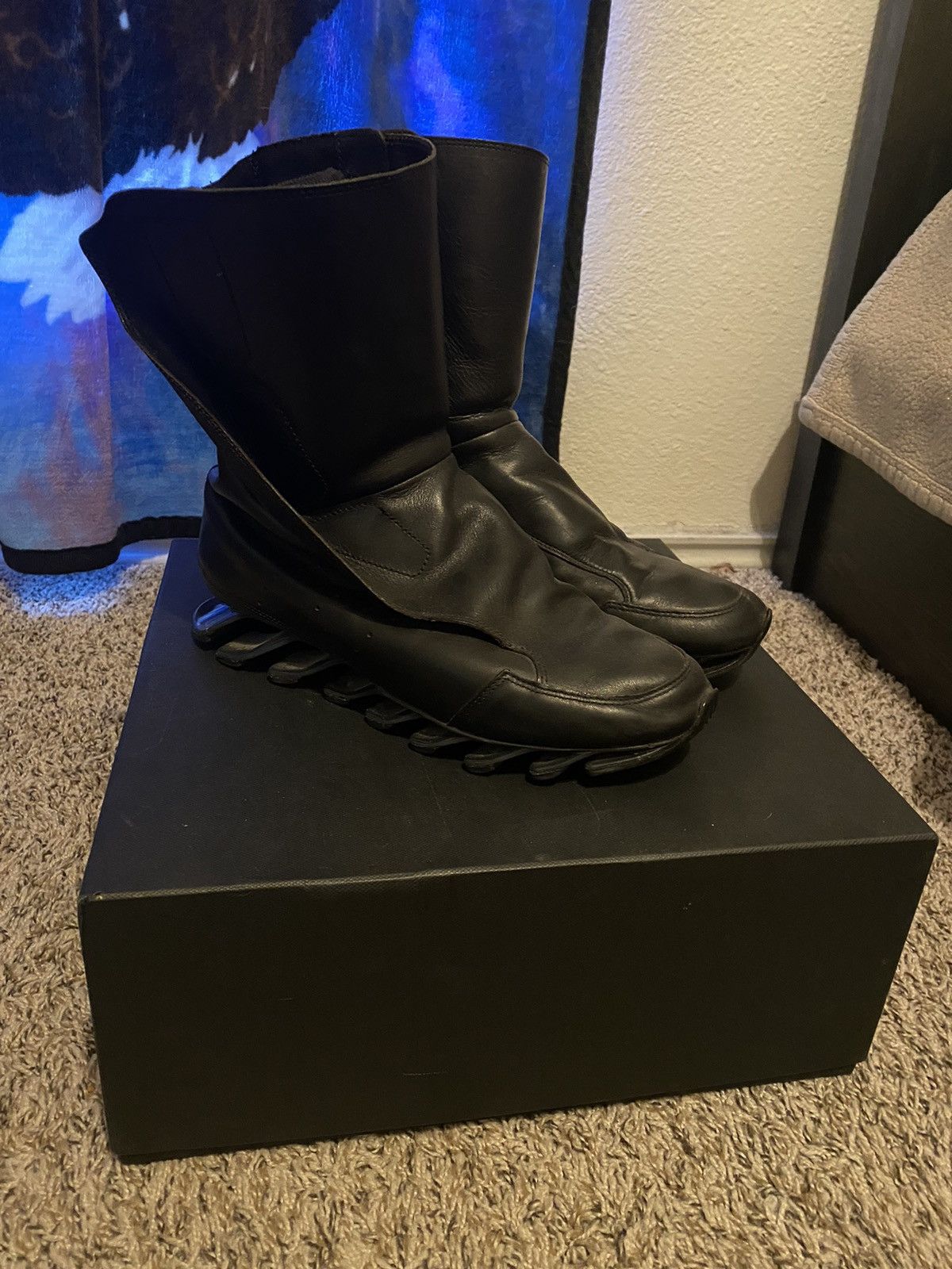 Adidas × Rick Owens Rick Owens Adidas Springblade Boot | Grailed