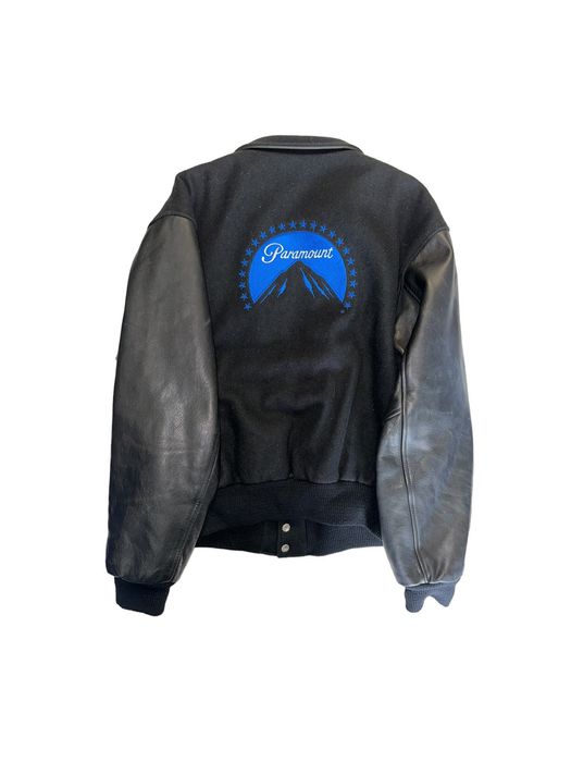 Vintage Paramount Parks Pictures VINTAGE Leather Bomber Jacket XL | Grailed