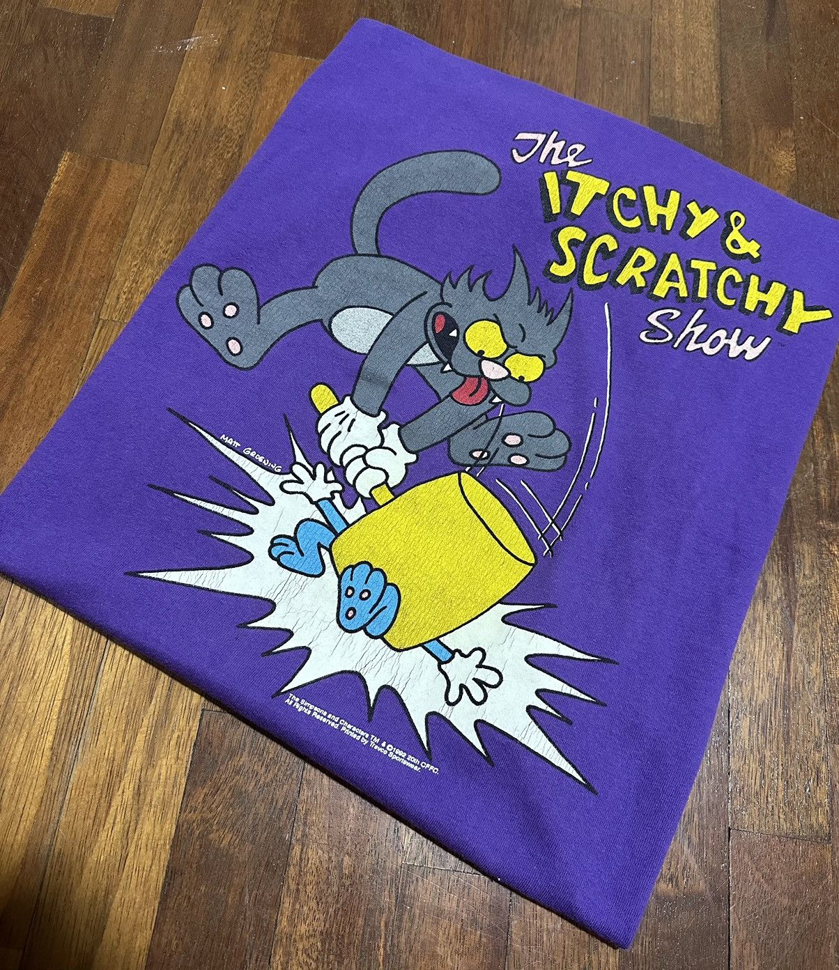 Cartoon Network × Vintage VINTAGE THE ITCHY & SCRATCHY SHOW 1992 | Grailed
