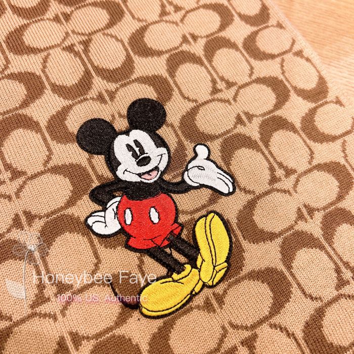 Coach Disney X Coach Signature Mickey Mouse Muffler | Grailed