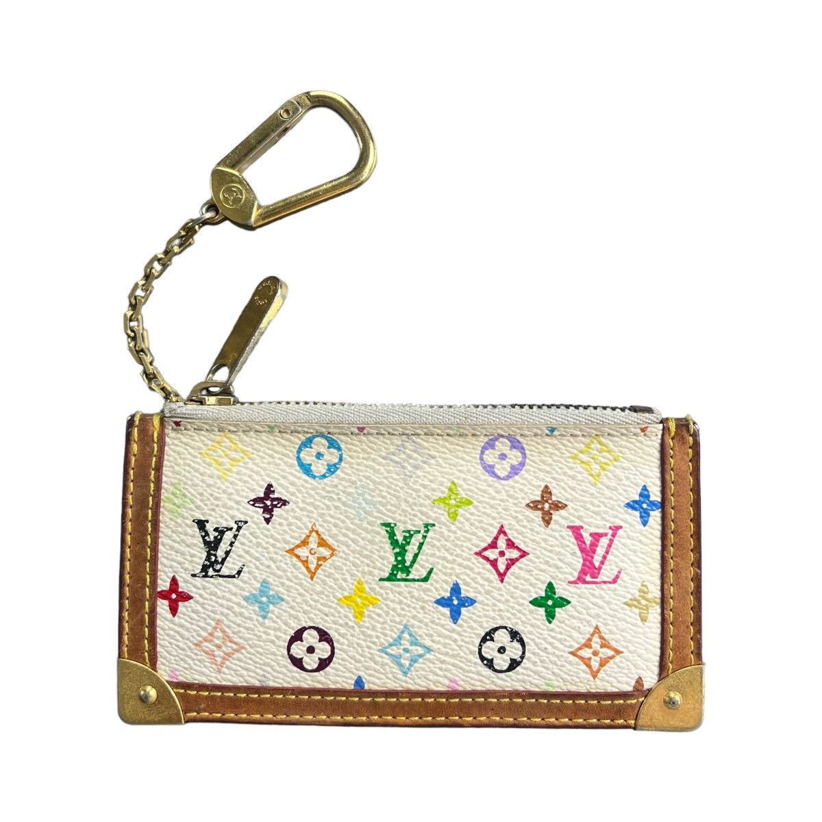 Louis Vuitton × Takashi Murakami Louis Vuitton Multicolor Monogram Key ...