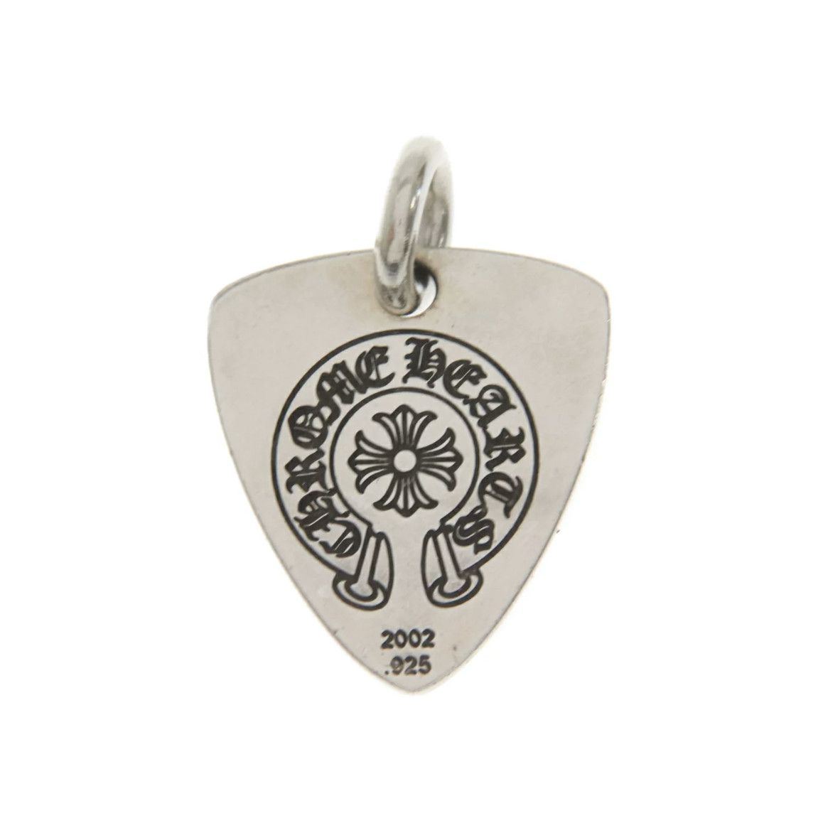 Chrome Hearts CHROME HEARTS DAGGER FUCK YOU SILVER GUITAR PICK | Grailed