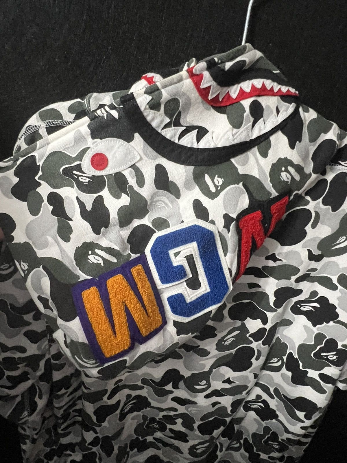 Bape × Nigo Bape Kyoto City Camo Shark Full Zip Hoodie | Grailed