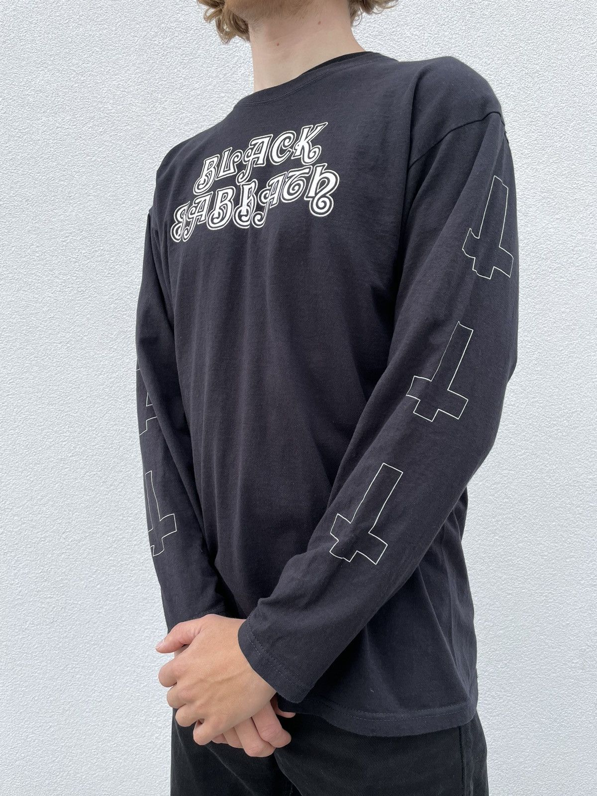 Black Sabbath Black Sabbath Cross Longsleeve | Grailed