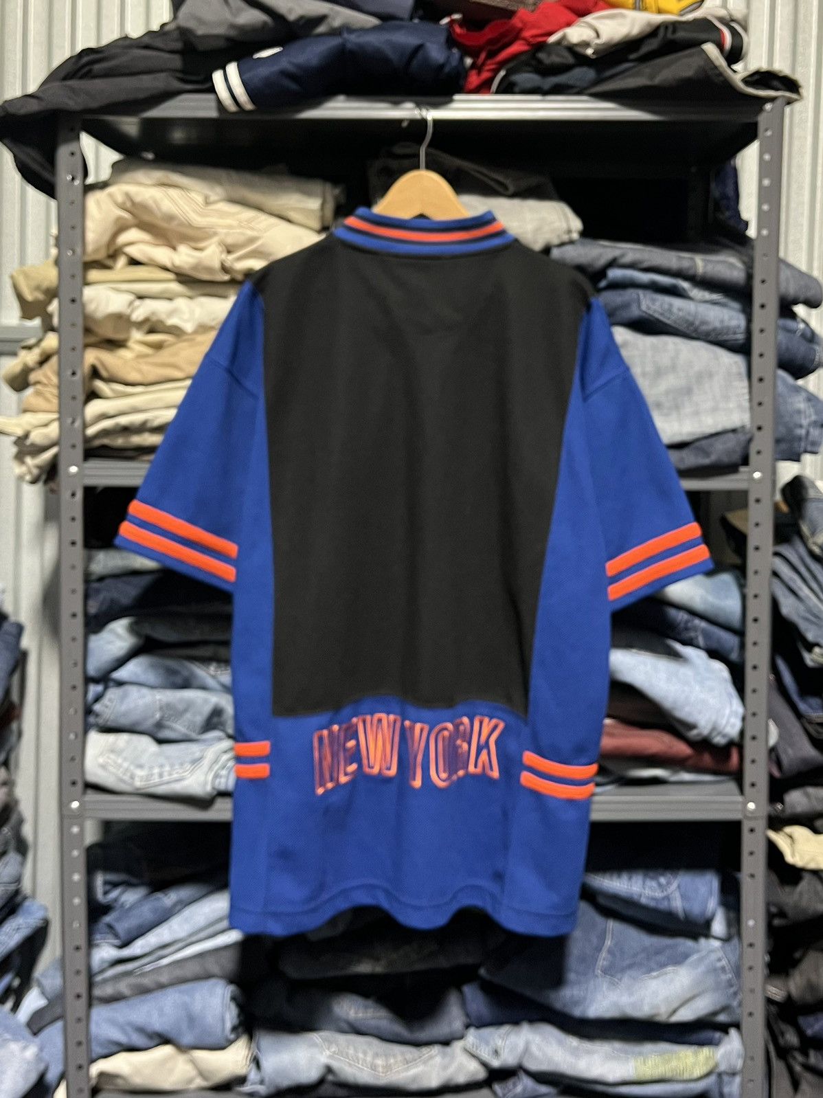 NBA × Starter × Vintage Crazy Vintage 90s New York Knicks Starter Warm ...