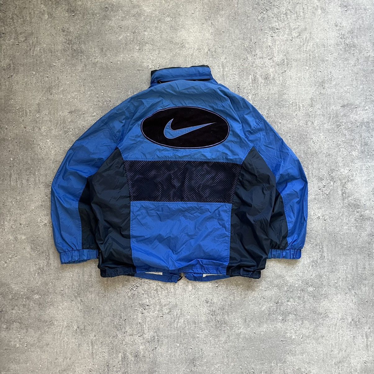 Nike Jacket Nike Vintage Big Central Logo Rare 90s Style Gorpcore | Grailed