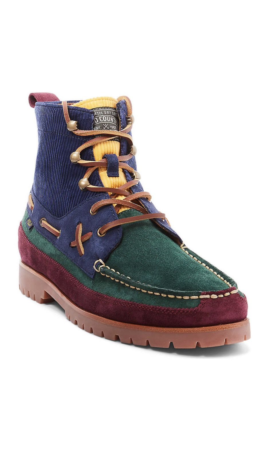 Polo Ralph Lauren Ranger Mid Suede & Corduroy Boots | Grailed