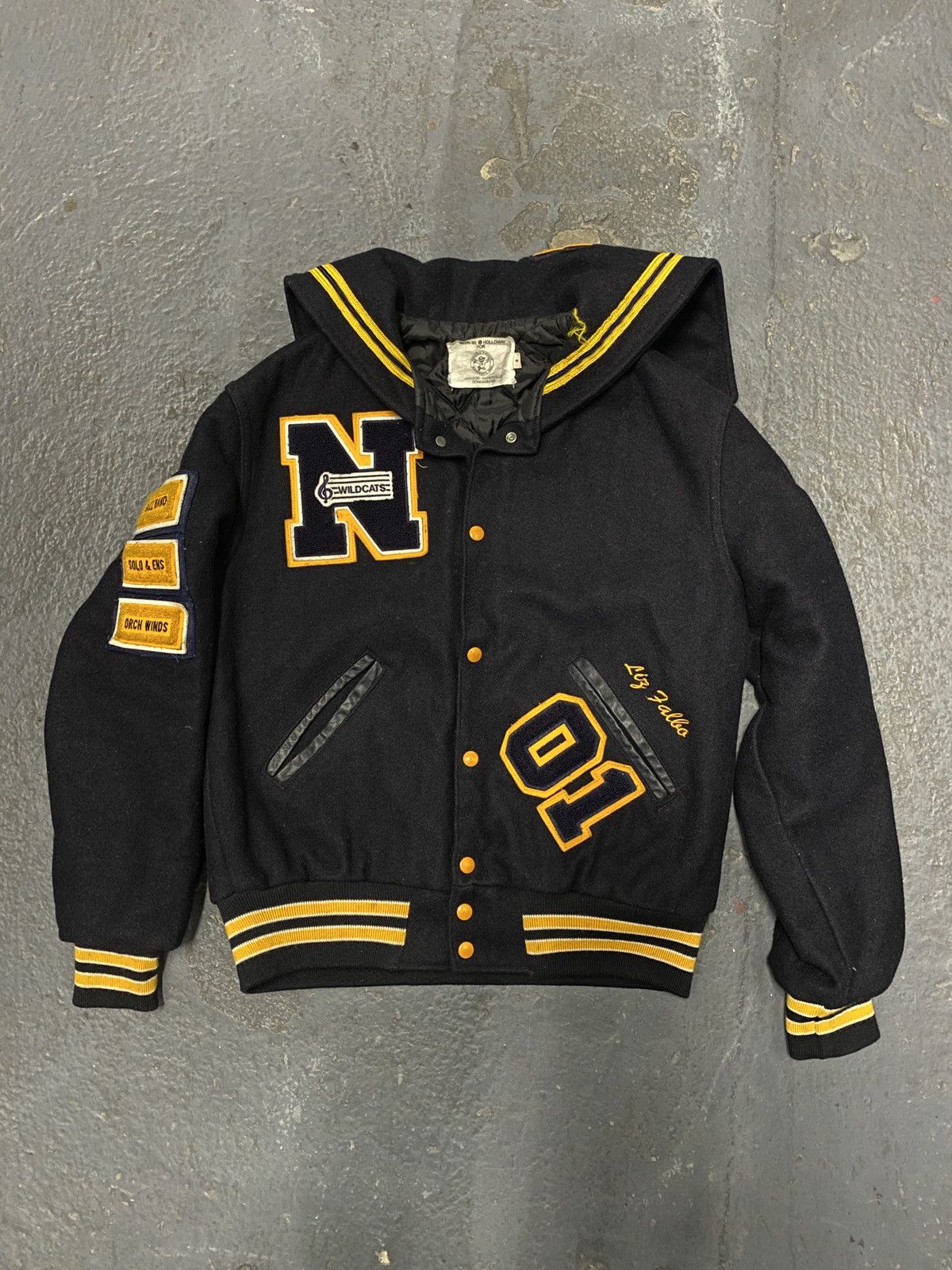 Vintage VINTAGE HIGH SCHOOL BAND LETTERMAN JACKET | Grailed