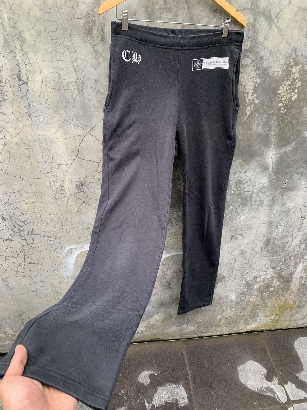 Vintage 💥Sun Faded Chrome Hearts Cross Made in Hollywood Sweatpants ...