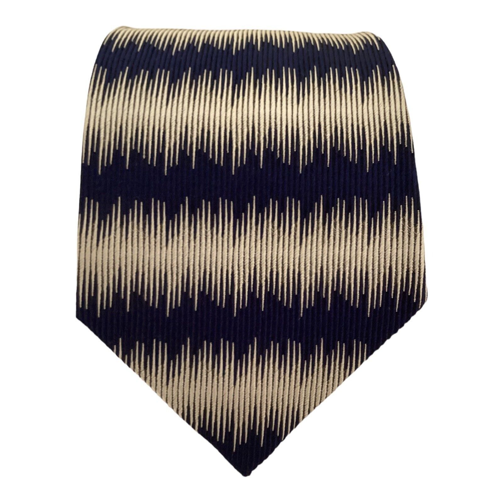 Duchamp London DUCHAMP LONDON Blue Striped Silk Tie Made In England 58 ...