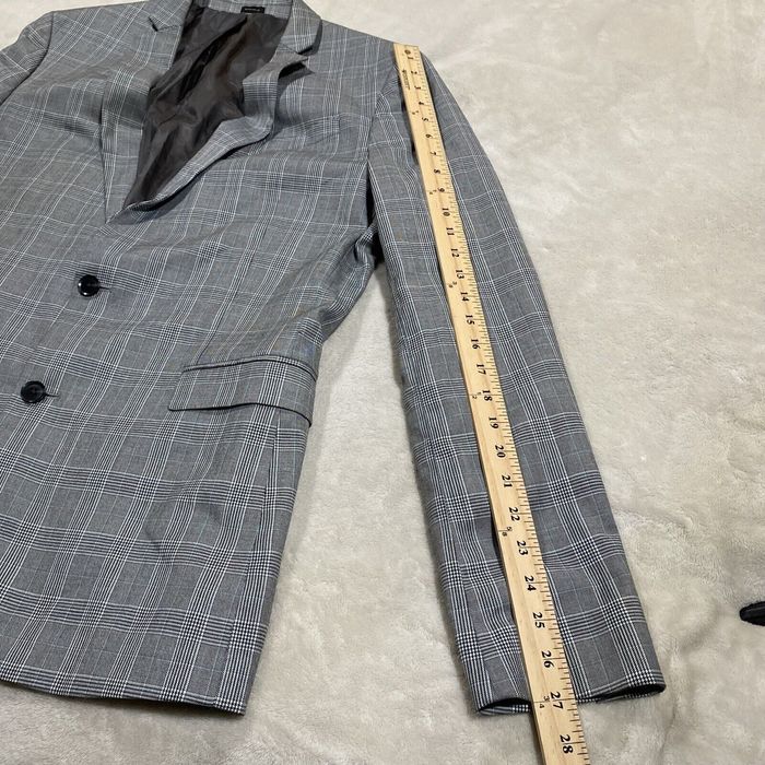 J. Ferrar J. FERRAR - Men’s Gray Glen Check Sport Coat Blazer Jacket S ...