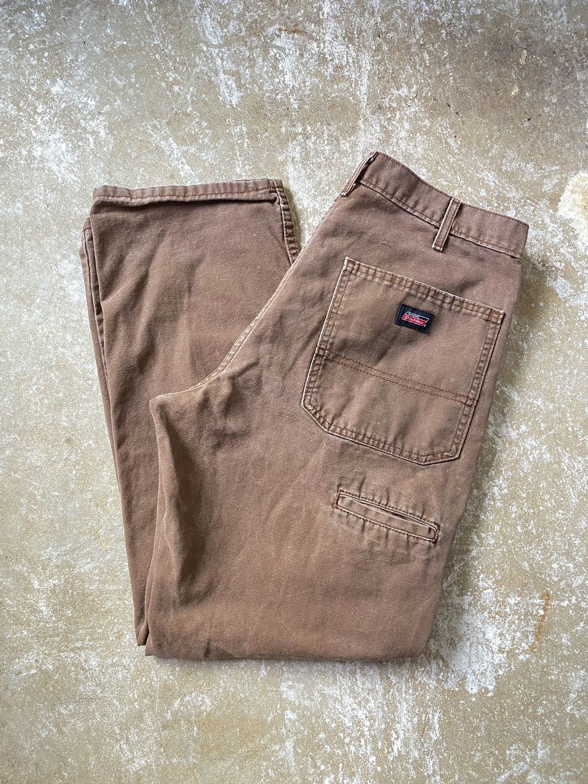Vintage Vintage 90’s Brown Dickies Carpenter Pants | Grailed