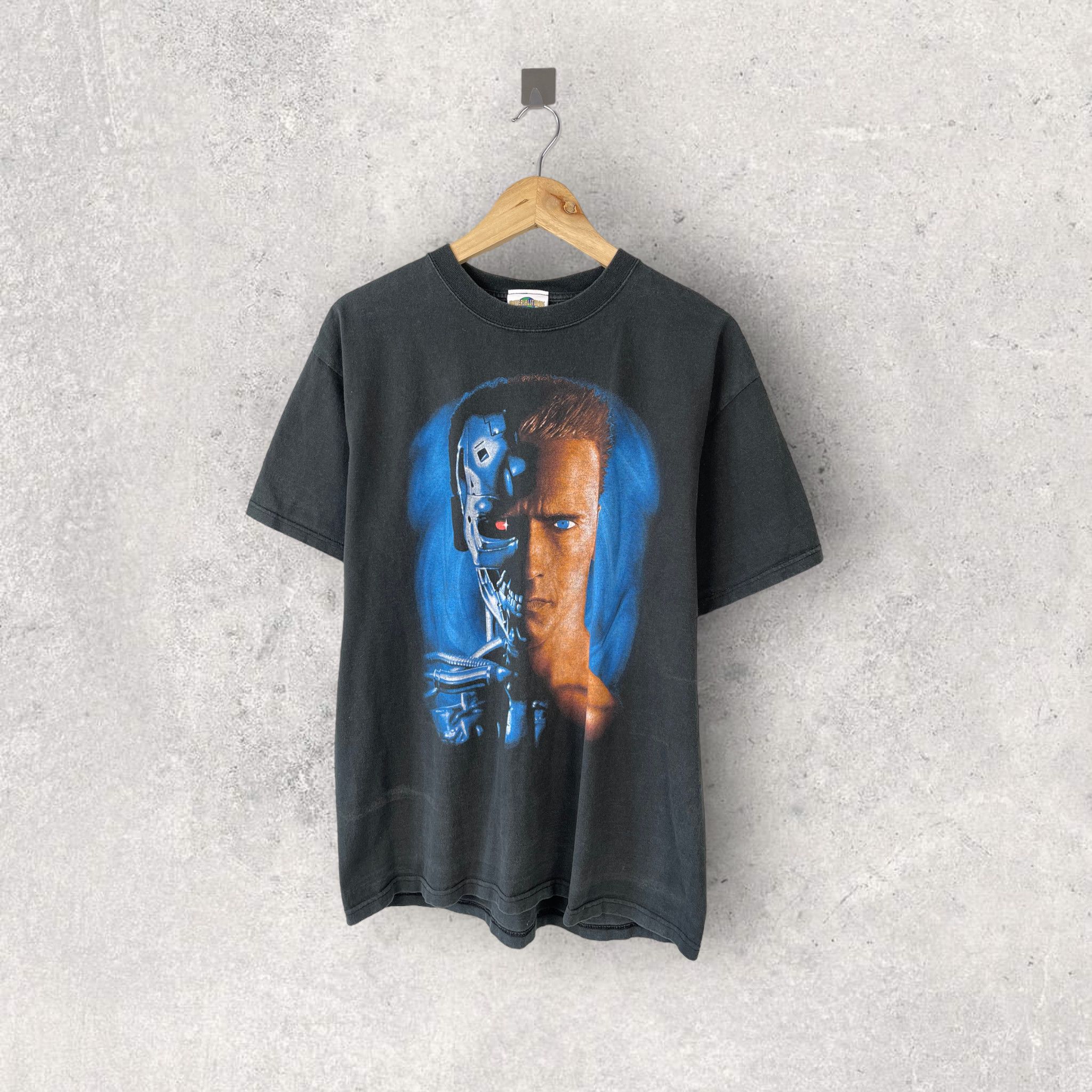 Band Tees × Universal Studios × Vintage Vintage 90s Terminator T2 3D T ...