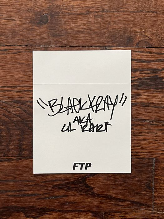 Fuck The Population FTP Black Kray Sick Boy Rari Photo Sticker | Grailed