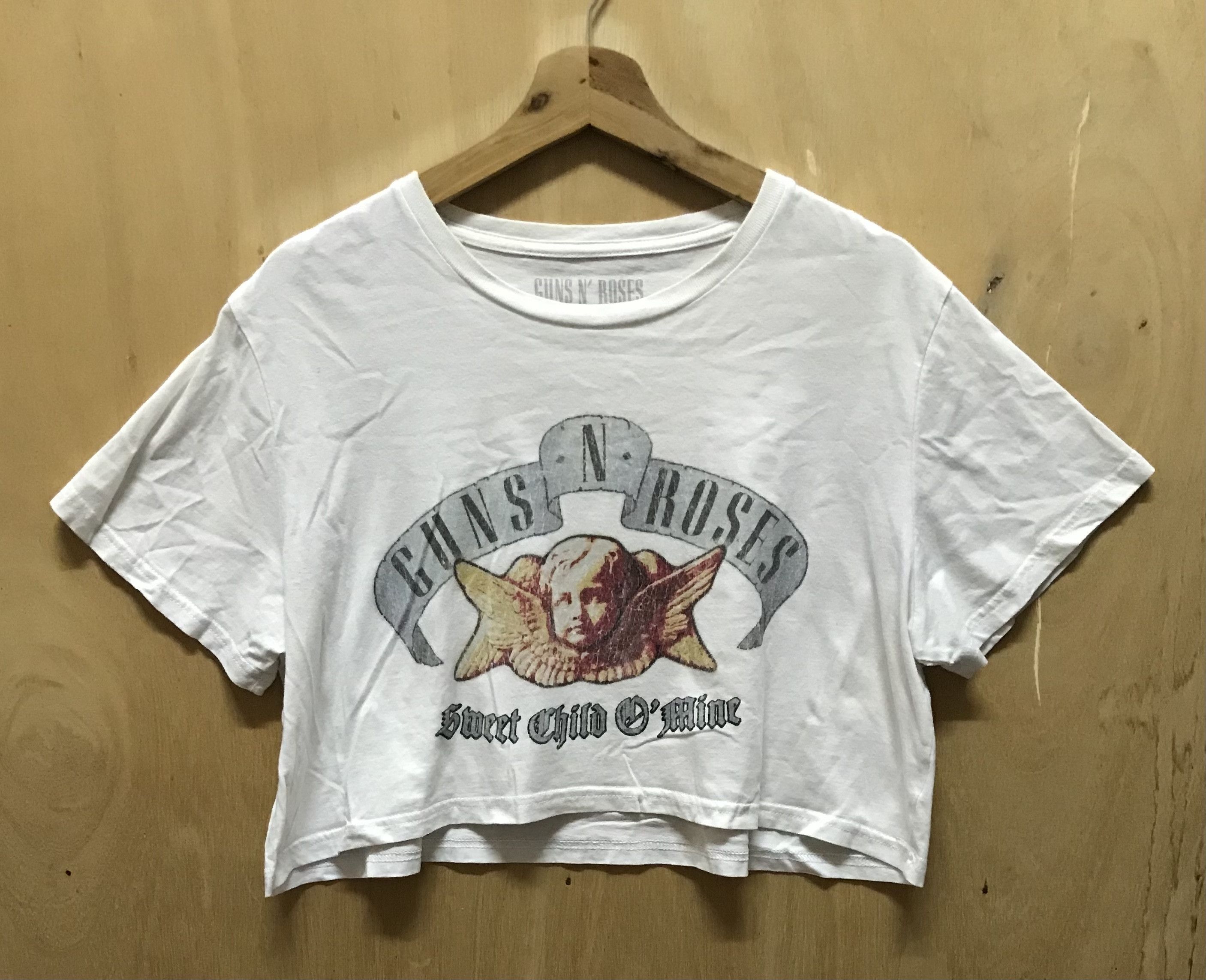 Band Tees × Guns N' Roses Guns N’ Roses Sweet Child O’ Mine Crop Tops ...