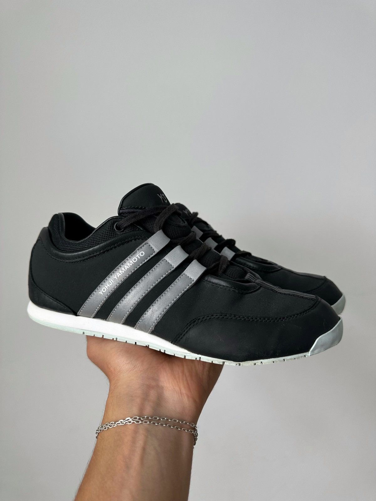 Adidas Adidas x Yohji Yamamoto Y-3 Boxing Black Low Top Sneakers | Grailed