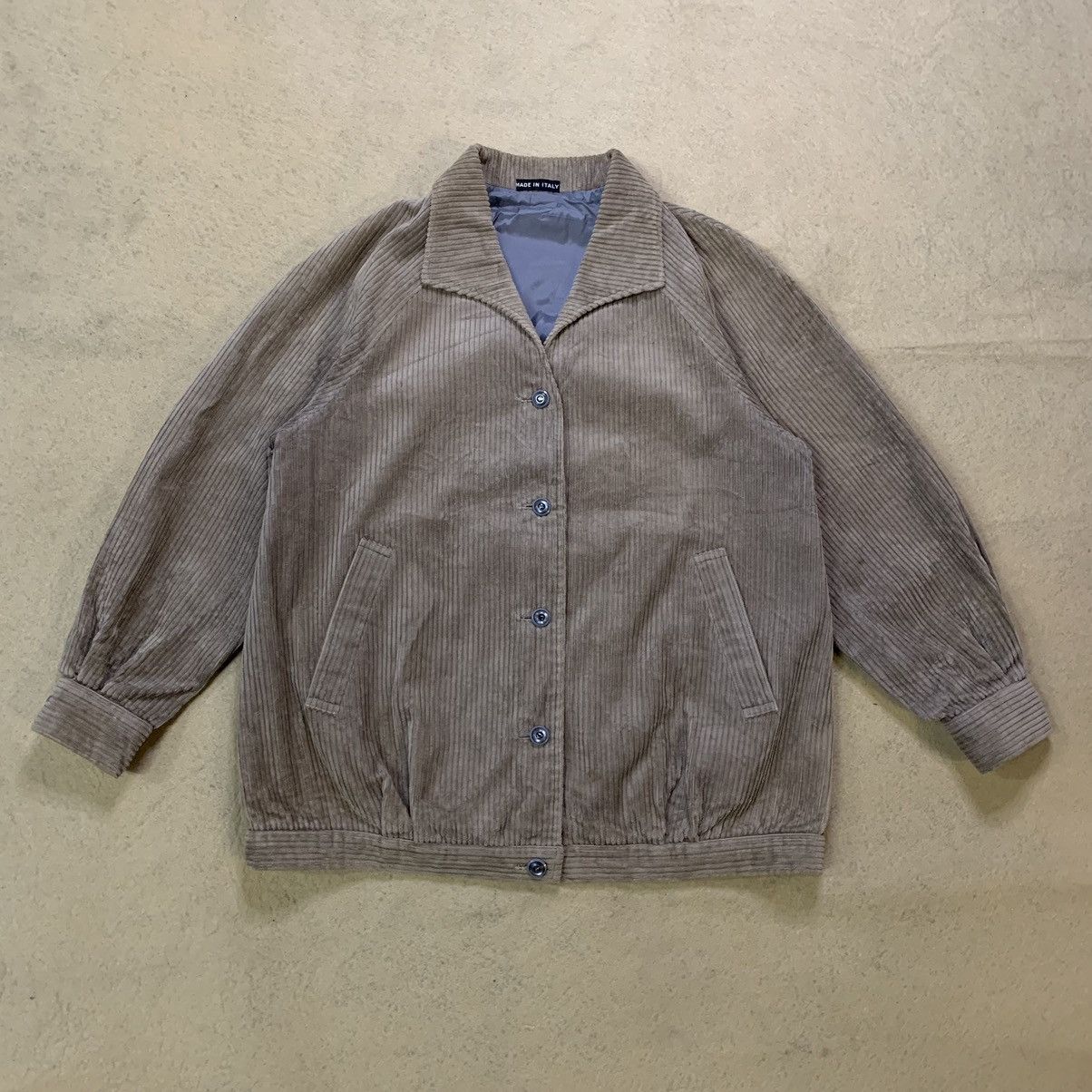 Denim Jacket × Italian Designers × Vintage Vintage Colduroy Jacket Made ...