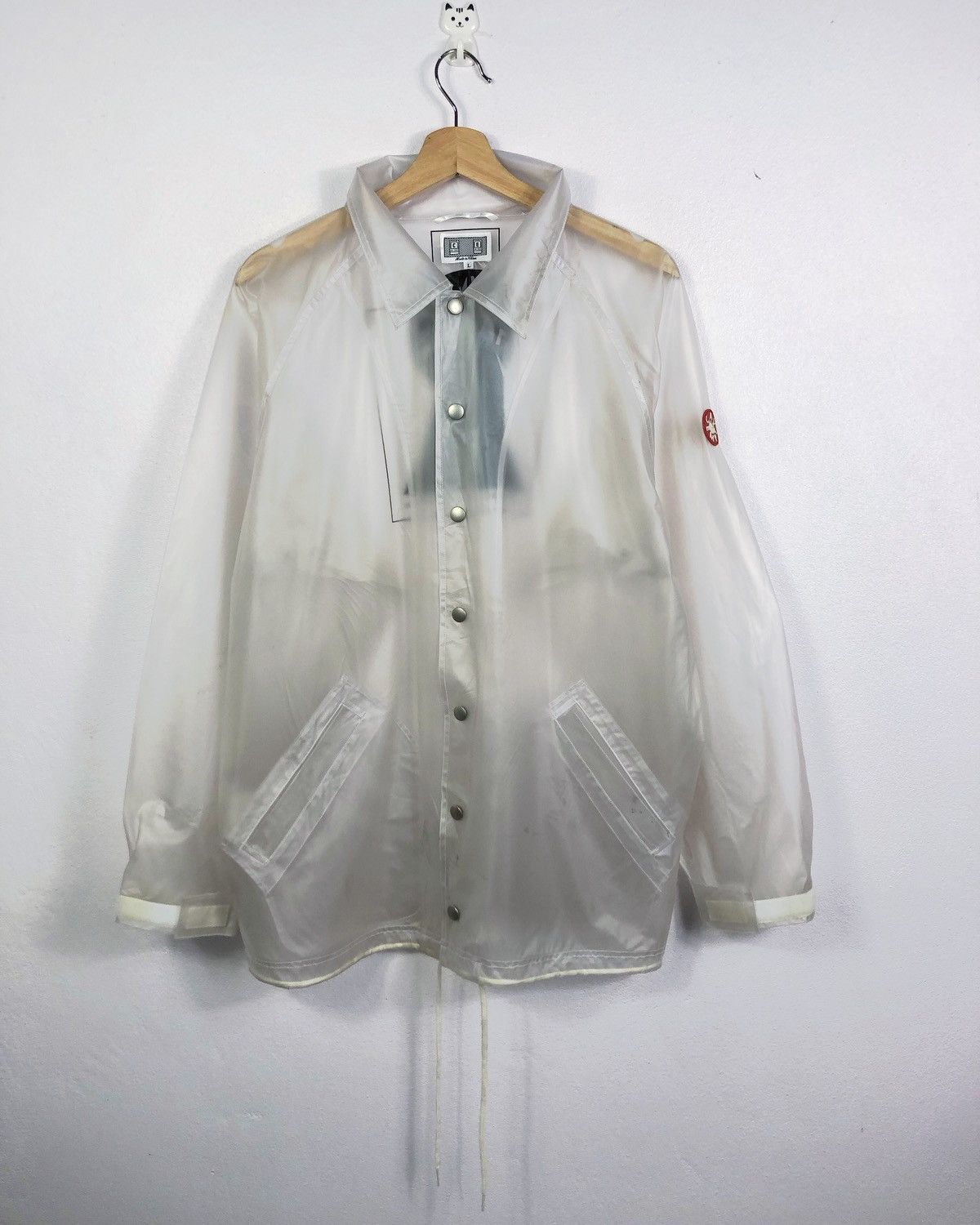 Cav Empt Rare Cav Empt Transparent PVC Rain Jacket | Grailed
