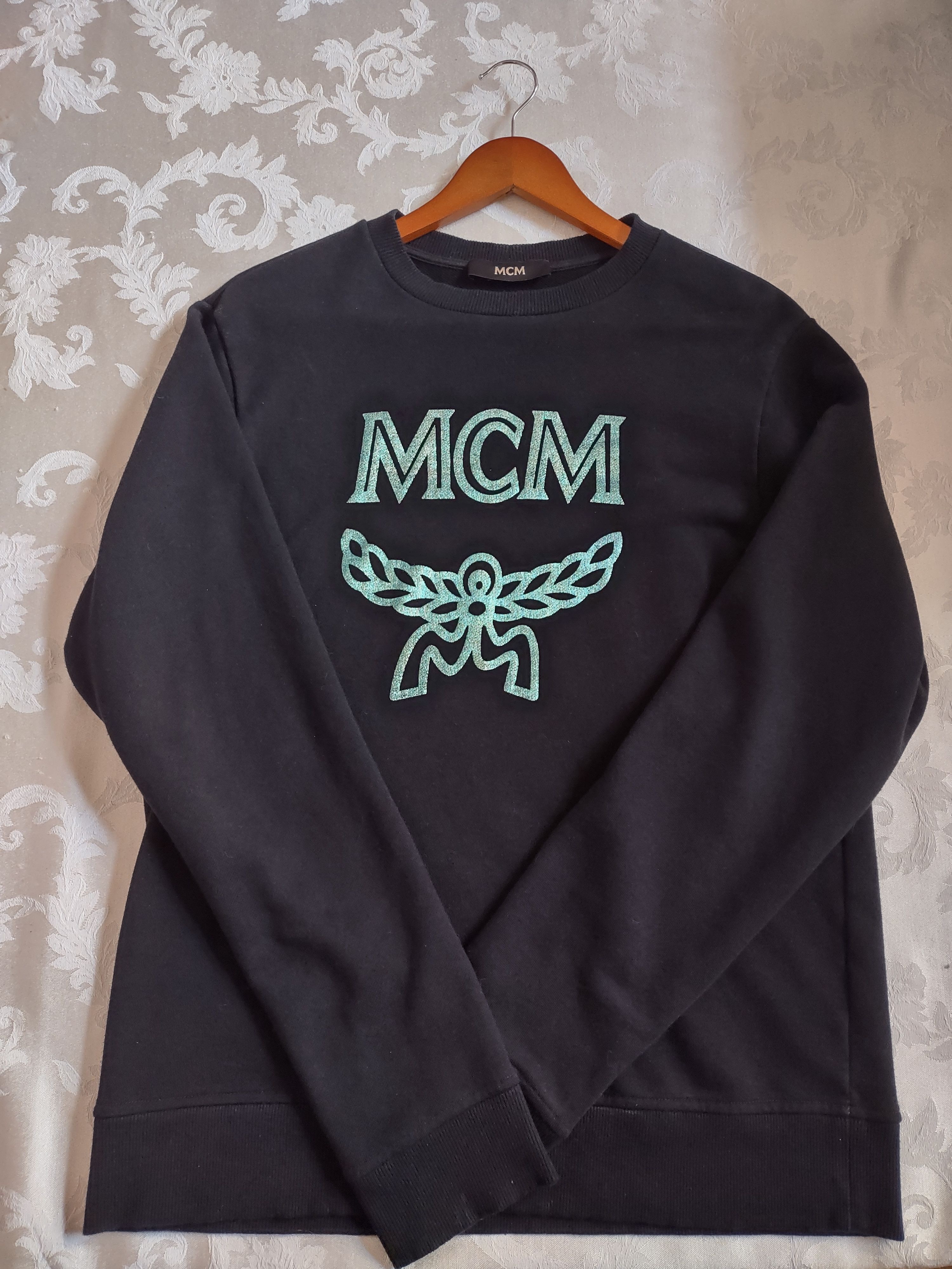 MCM Iridescent Logo Sweatshirt | Grailed