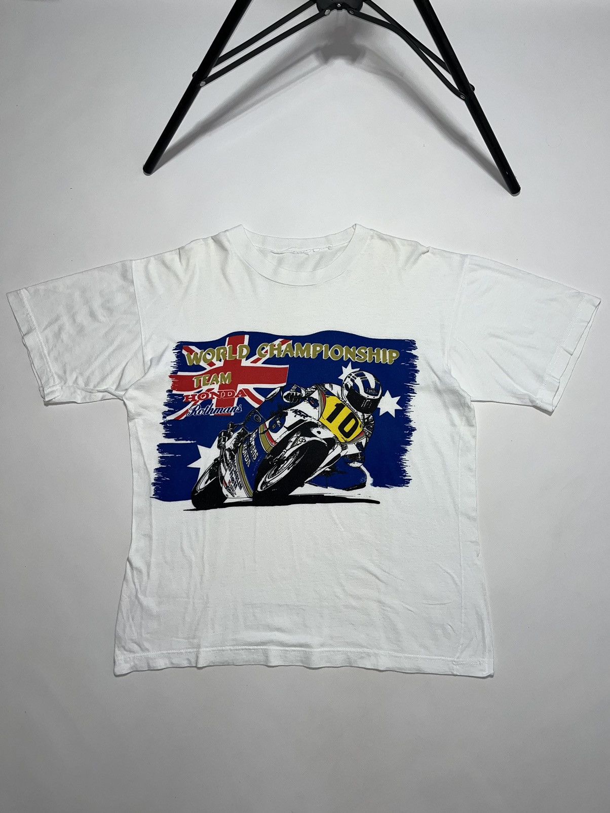Honda × Racing × Vintage Vintage 1980 Honda Rothmans Single Stitch T ...