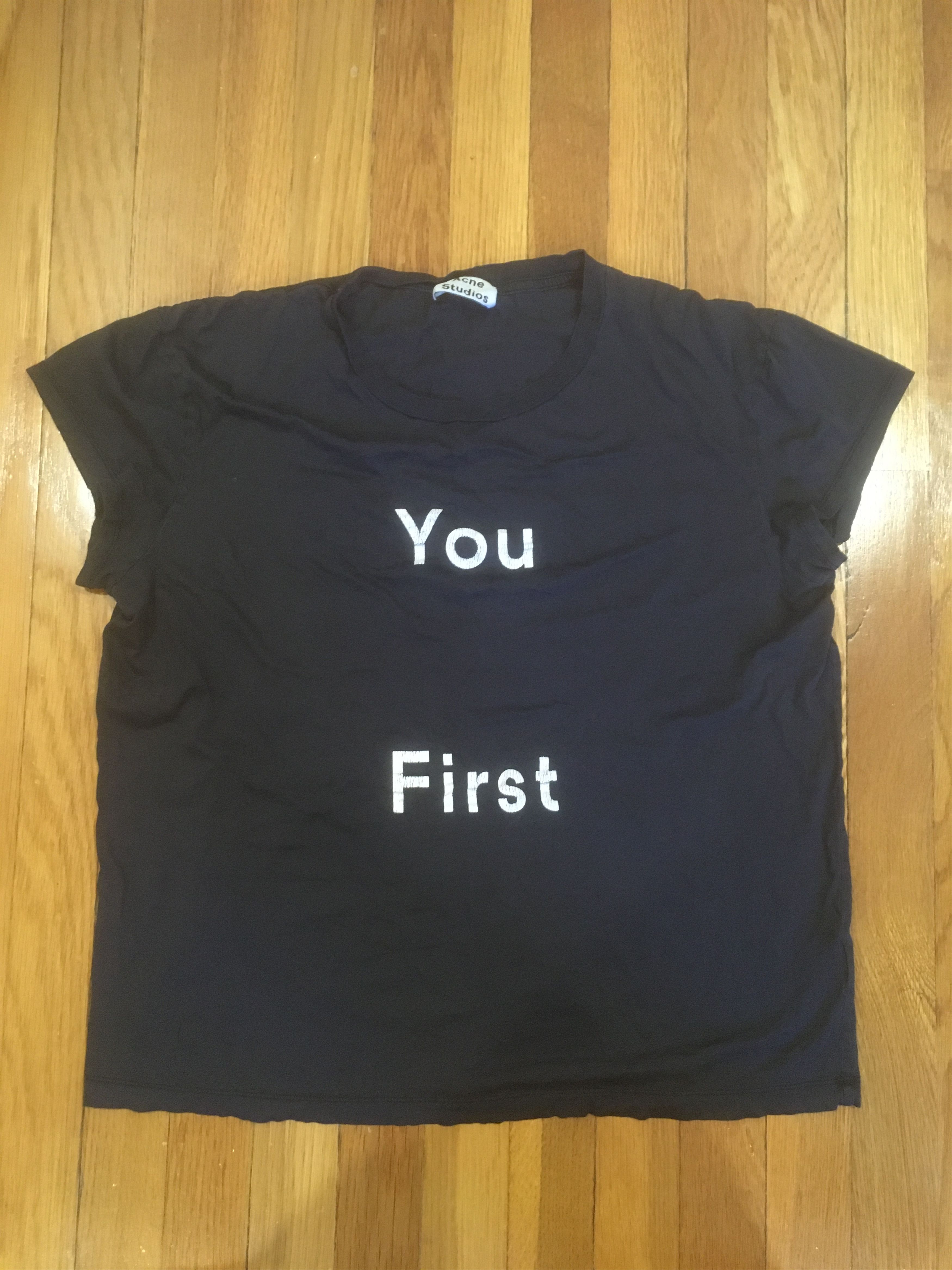 Acne Studios × Drain Gang You First Short Sleeve | Grailed