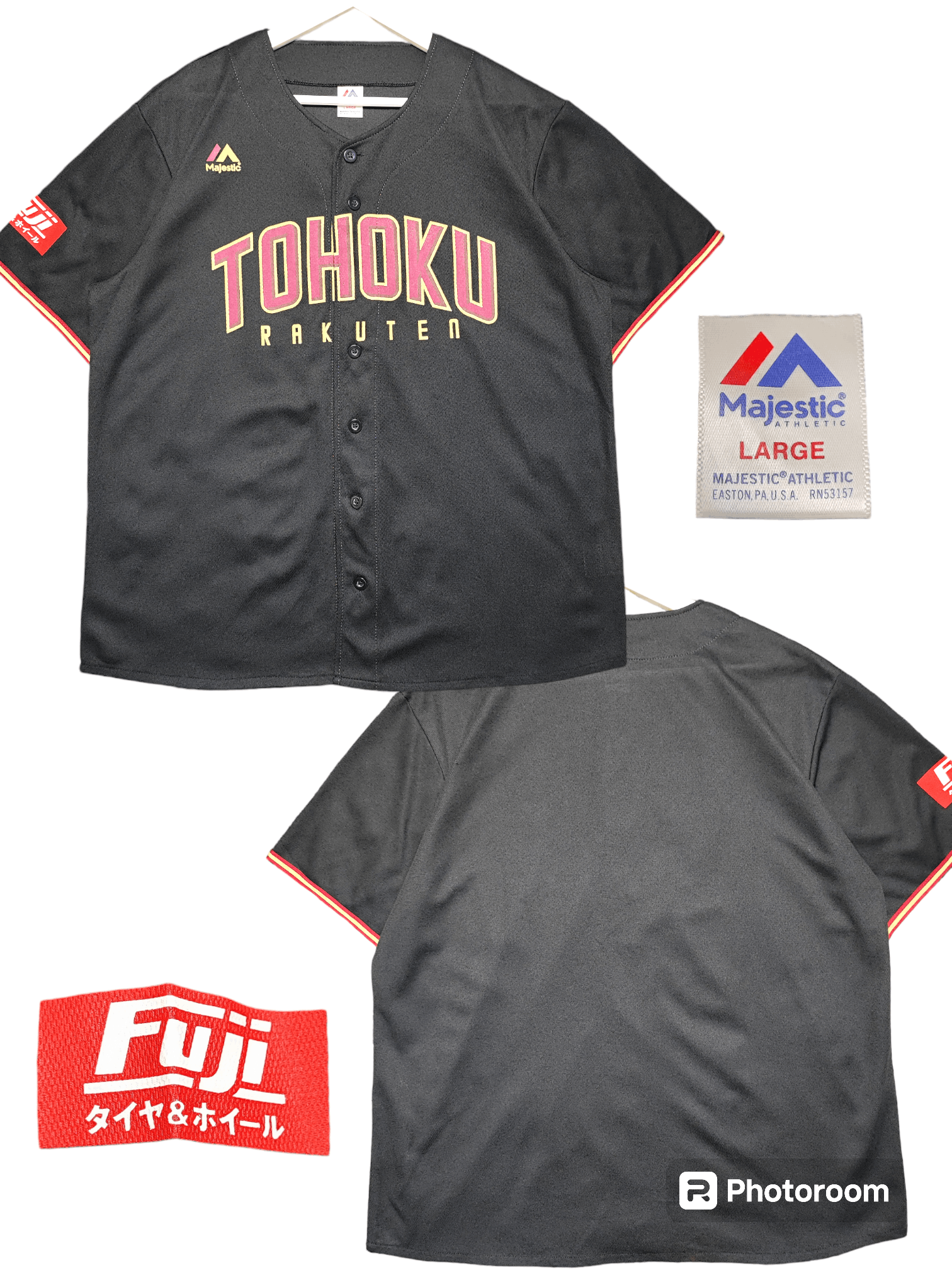 Majestic × Vintage Japan Baseball Jersey Tohoku Rakuten | Grailed