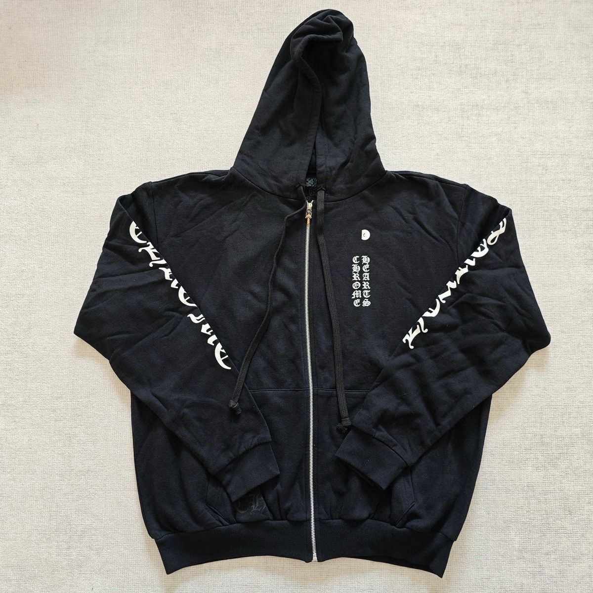Chrome Hearts Chrome Hearts Arm Logo Zip Up Hoodie | Grailed