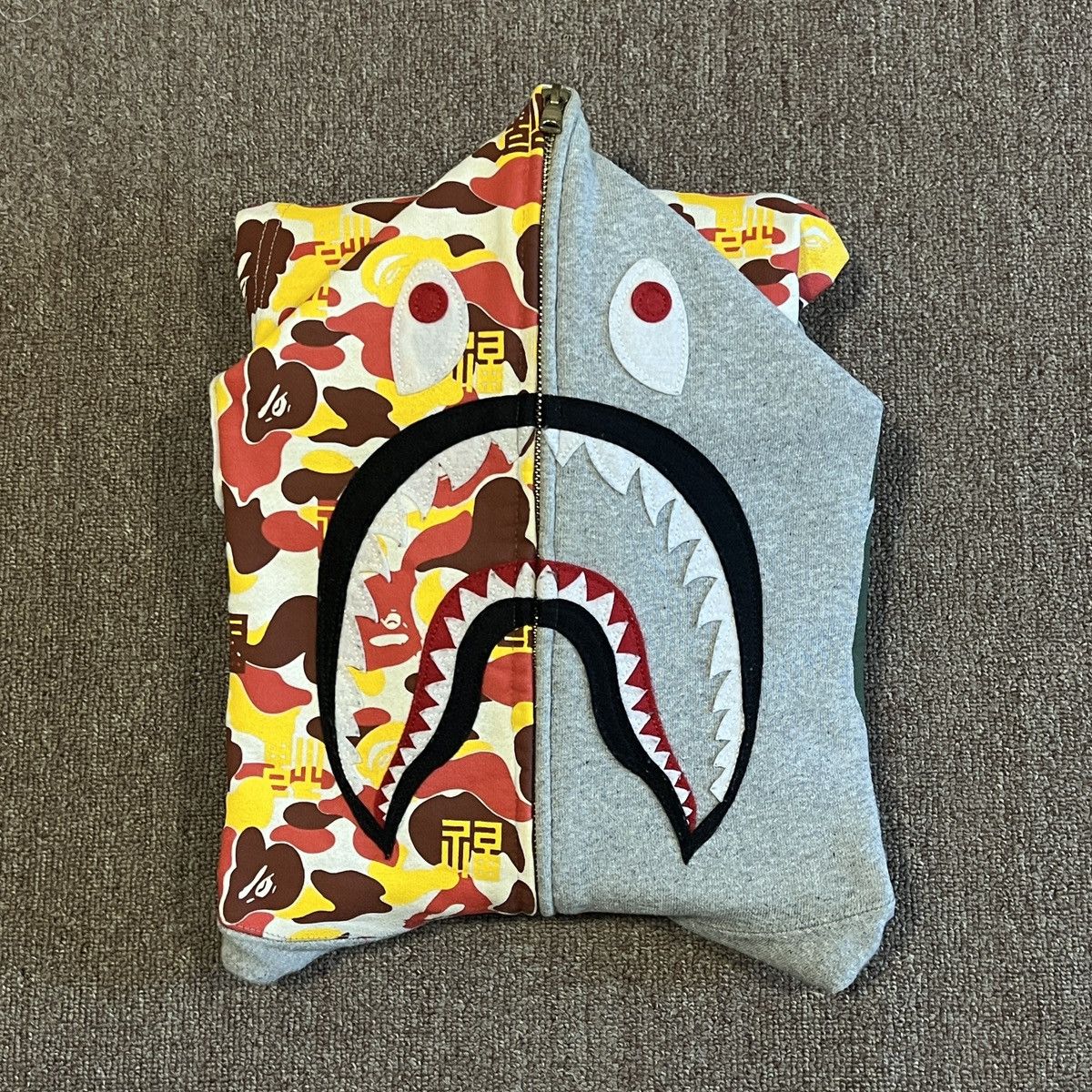 Bape Bape Store BeiJing 5th Anniversary Shark Zip Up Hoodie | Grailed