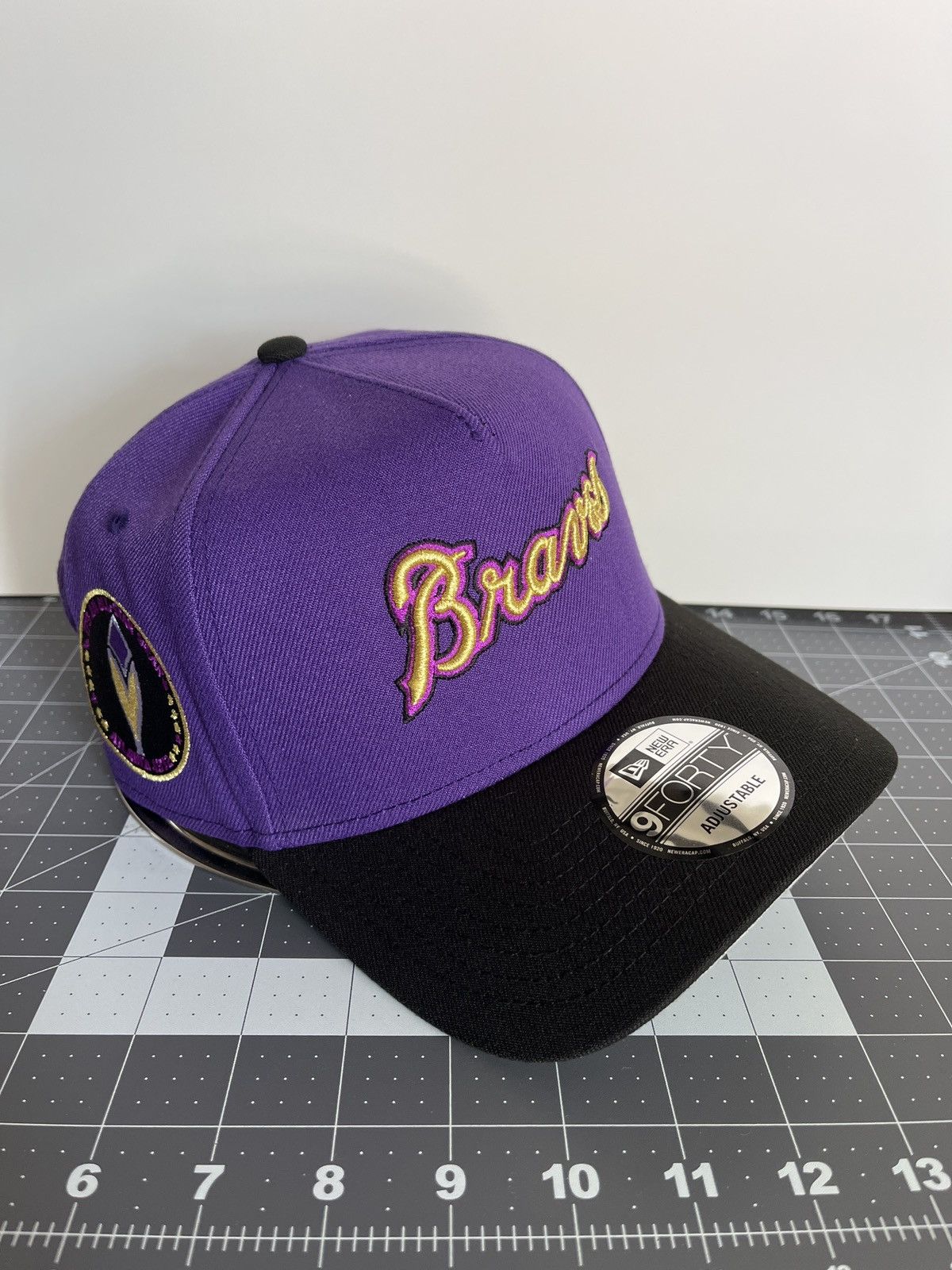 New Era Atlanta Braves MLB Crowned 9forty A-Frame Snapback | Grailed