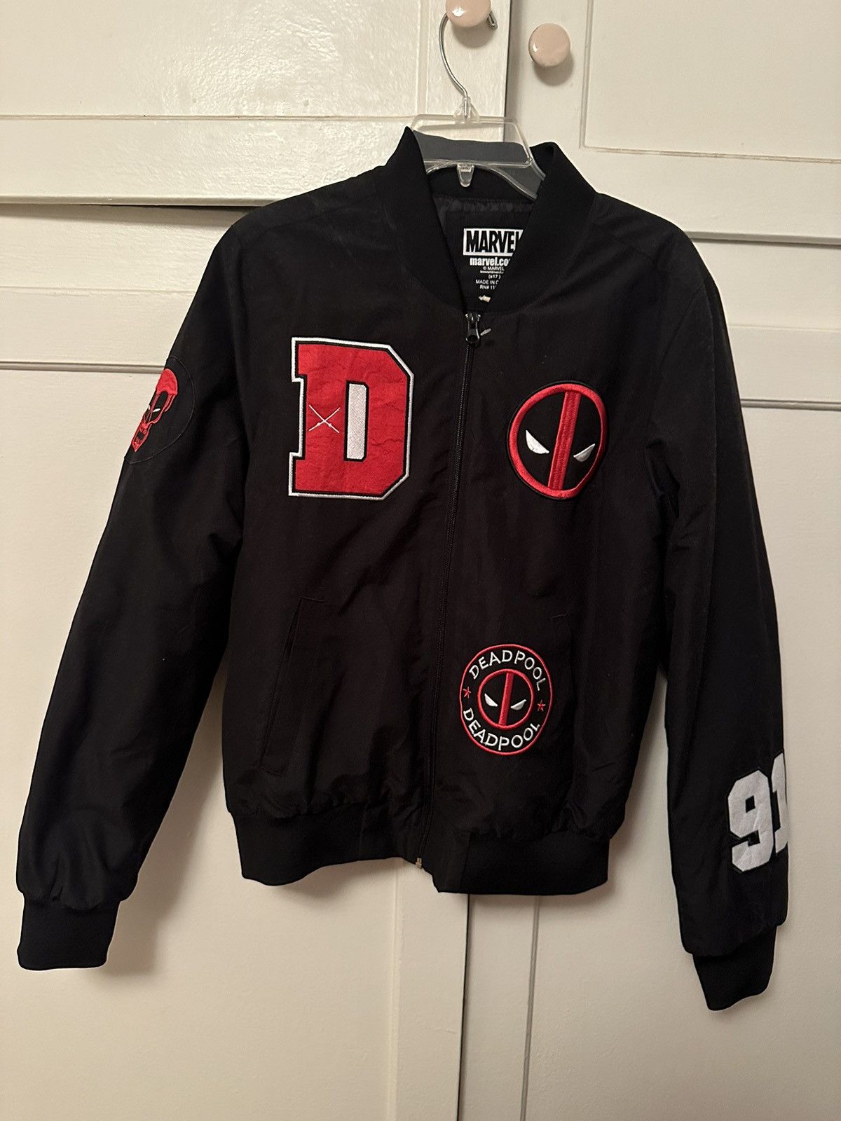 Marvel Comics × Streetwear × Vintage Marvel Deadpool Bomber Jacket ...