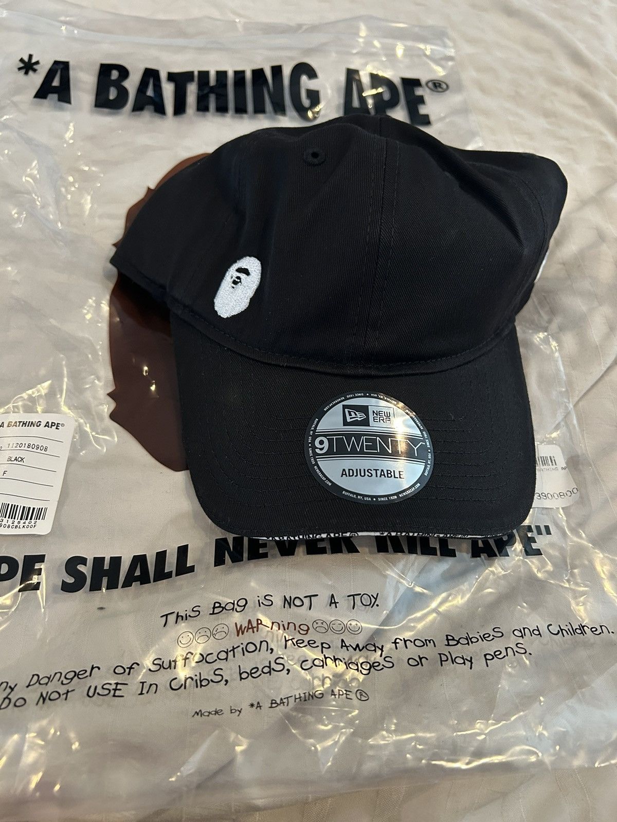 Bape Bape x New Era black cap | Grailed