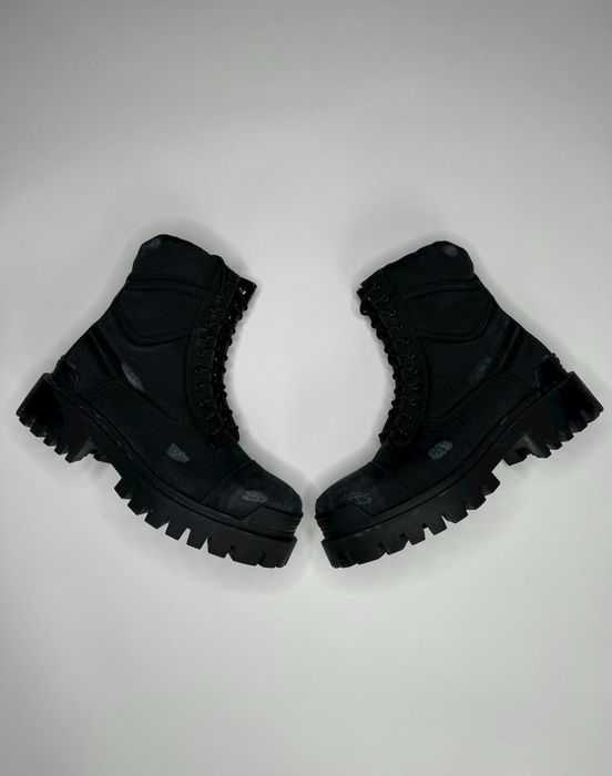 Balenciaga Balenciaga Canvas Combat Strike Boots | Grailed