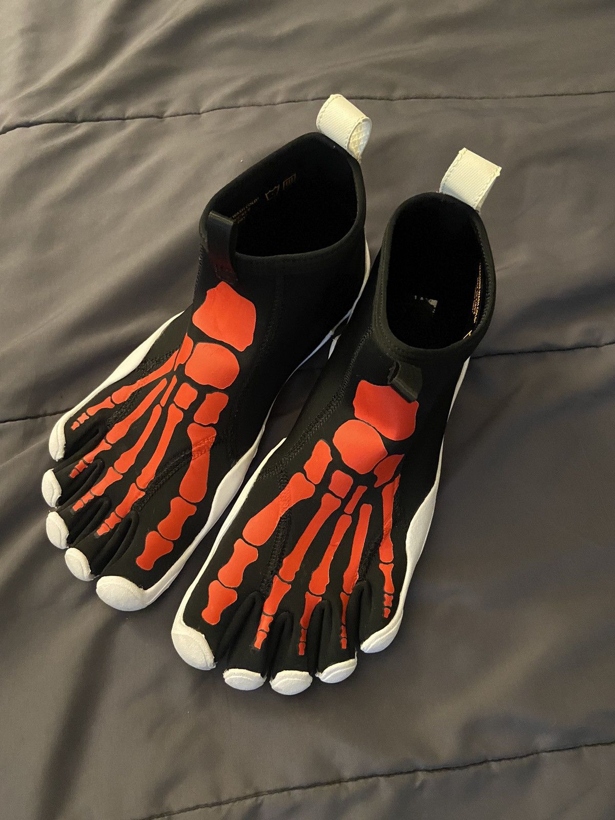 Streetwear × Vibram Grimy kids Vibram skeletoes shoes | Grailed