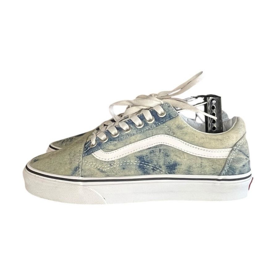 Vans Vans Off the Wall Acid Washed Denim Low Skate Sneaker Size 8 | Grailed