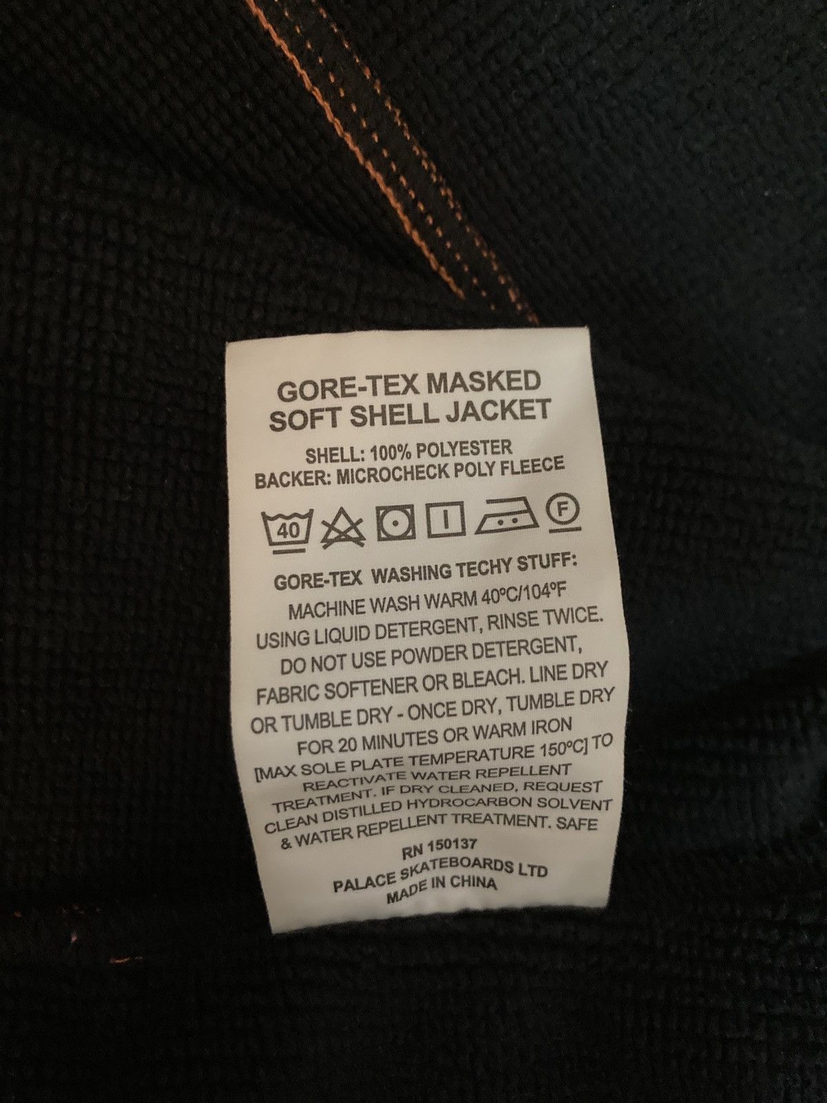 Goretex × Palace Palace Gore-tex Masked Soft Shell Jacket | Grailed